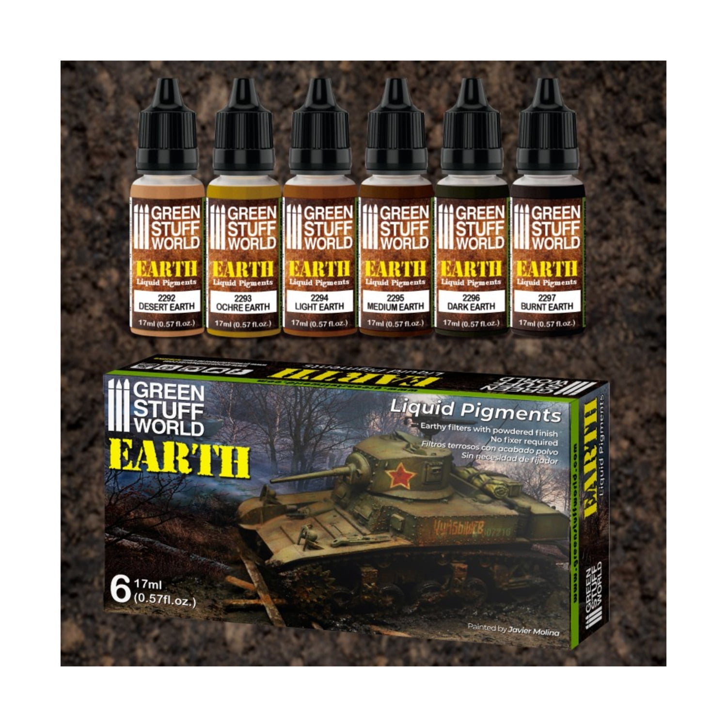Green Stuff World Liquid Pigments Set - Earth New - Walmart.com