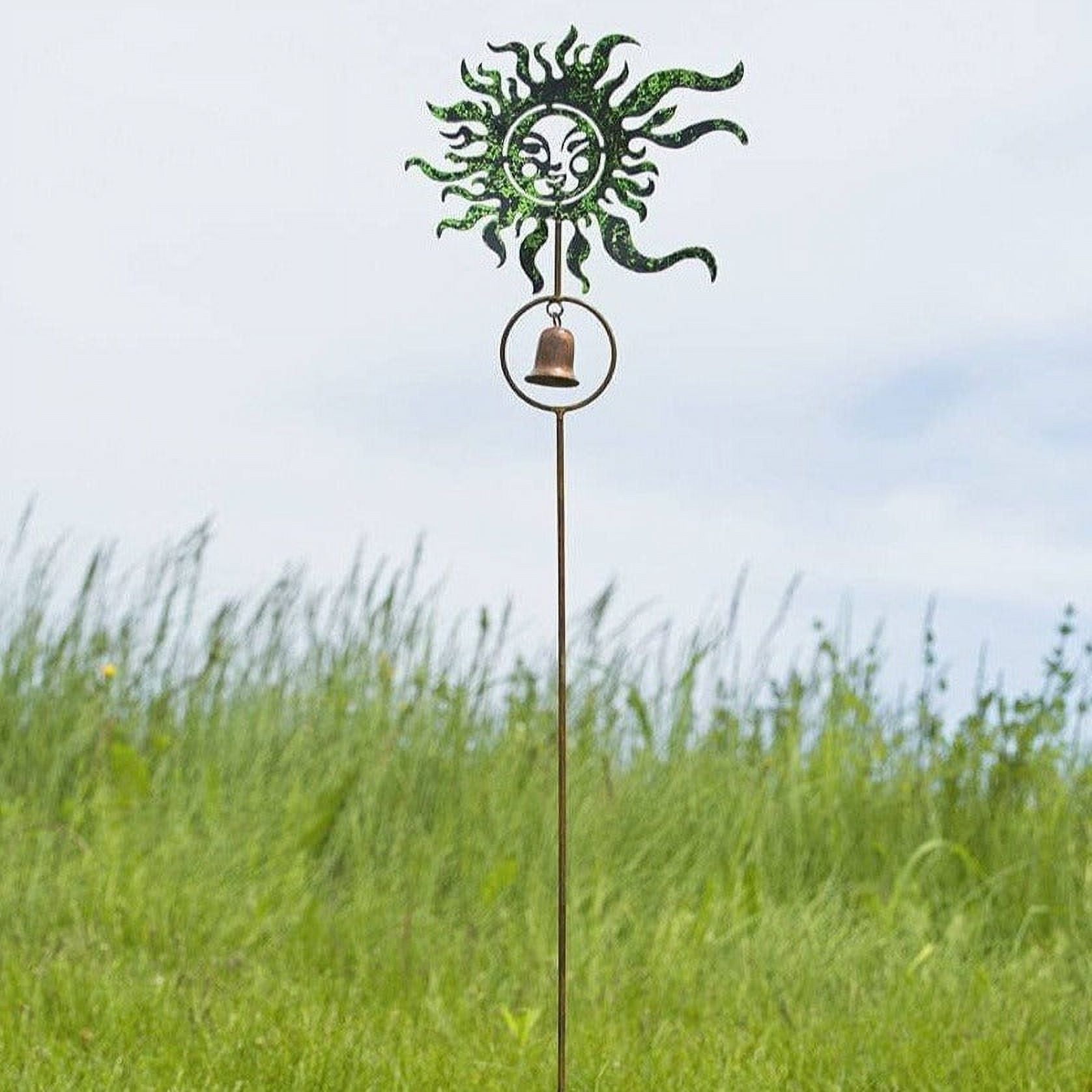 Green Sun Face Garden Stake - Walmart.com