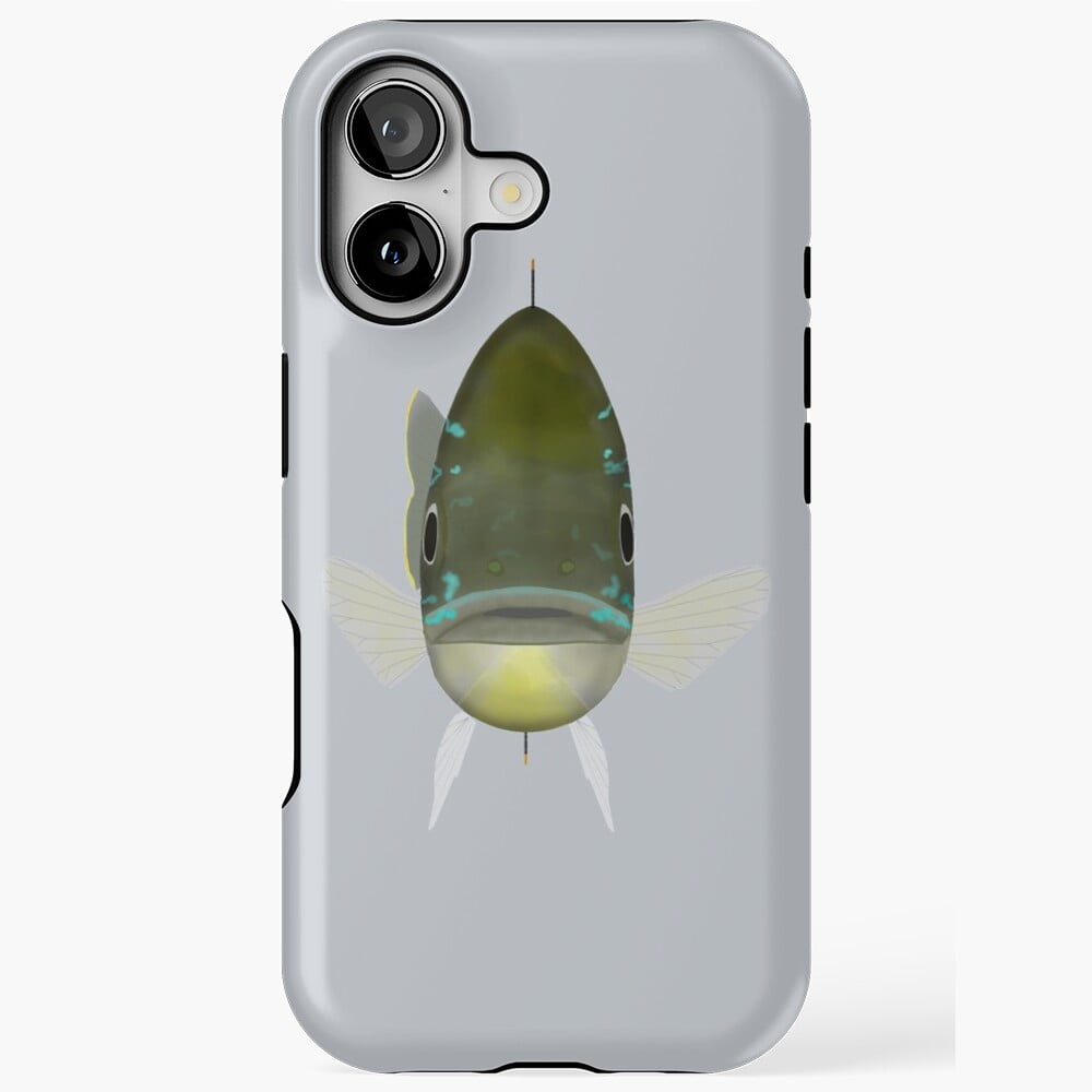 Green Sunfish Fish Head Freshwater Angler Tough Graphic Phone Case 11 ...