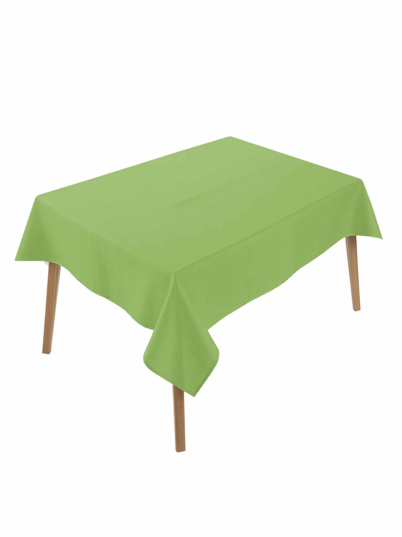 Green Table Cloth, Solid Color Simple Abstract Fashion Light Color ...