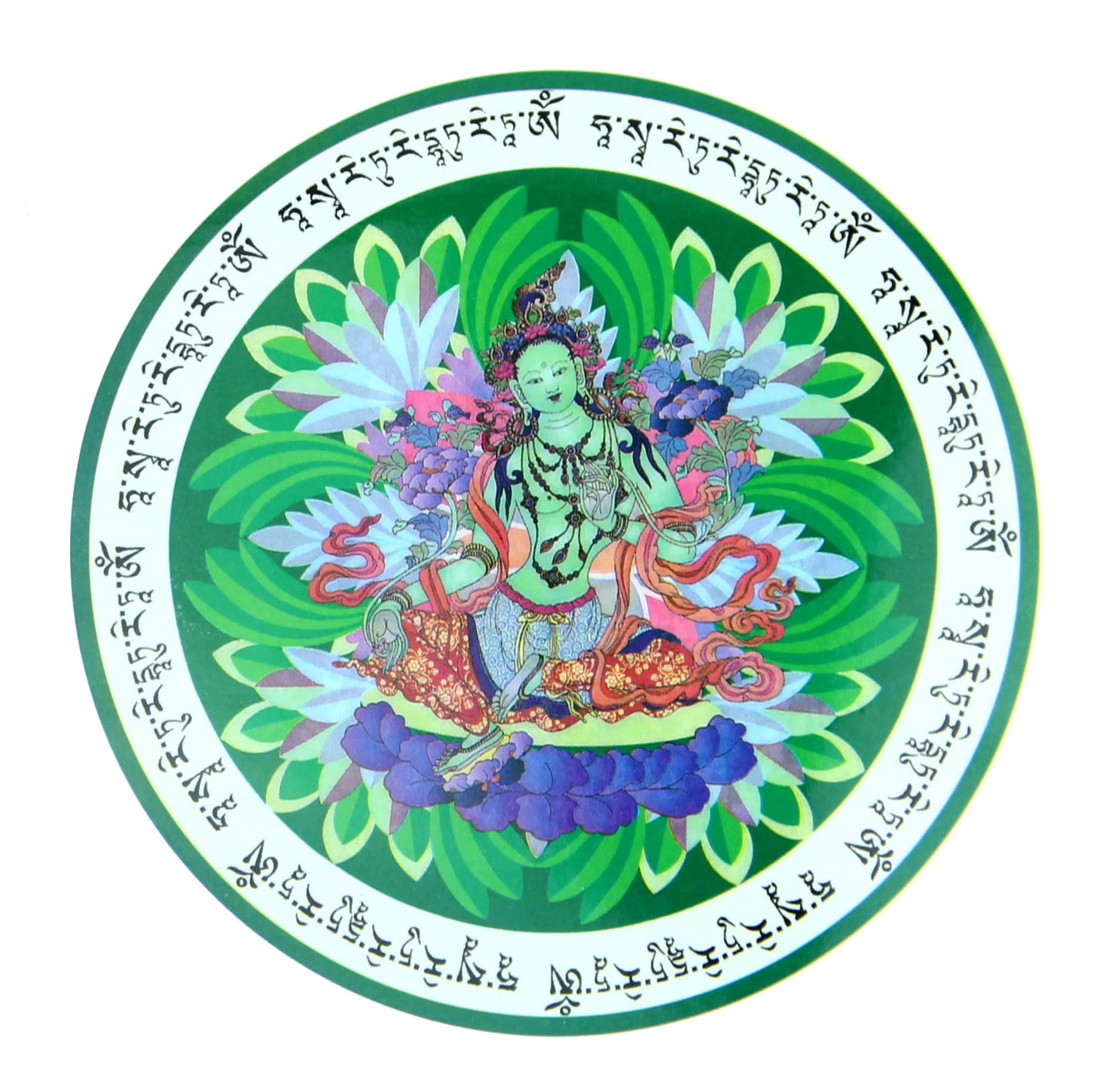 Green Tara Window Sticker - Walmart.com