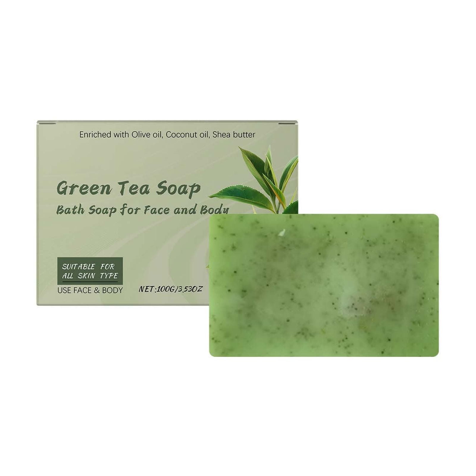 Green Tea Bath Soap Gently Nourishing Care for The Body Clean and ...