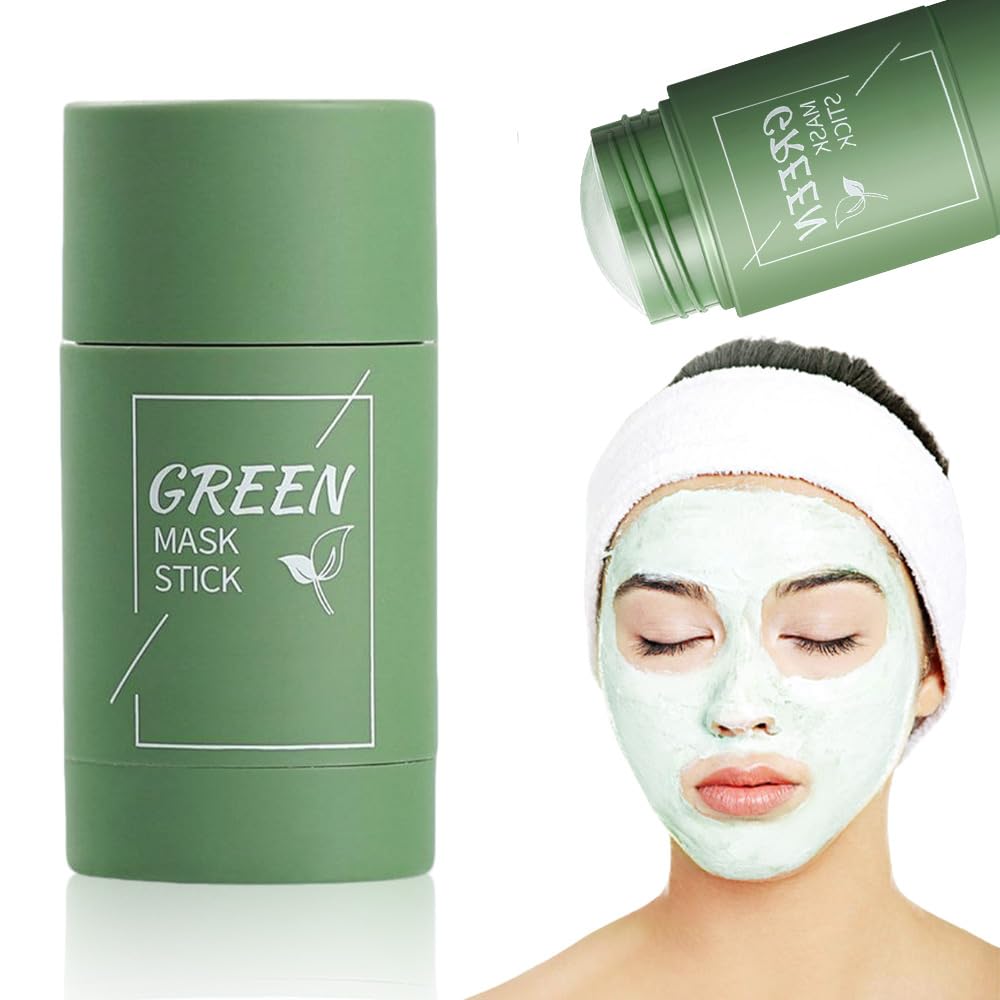 Green Tea Clay Stick for Face,Blackhead Remover with Green Extract for ...