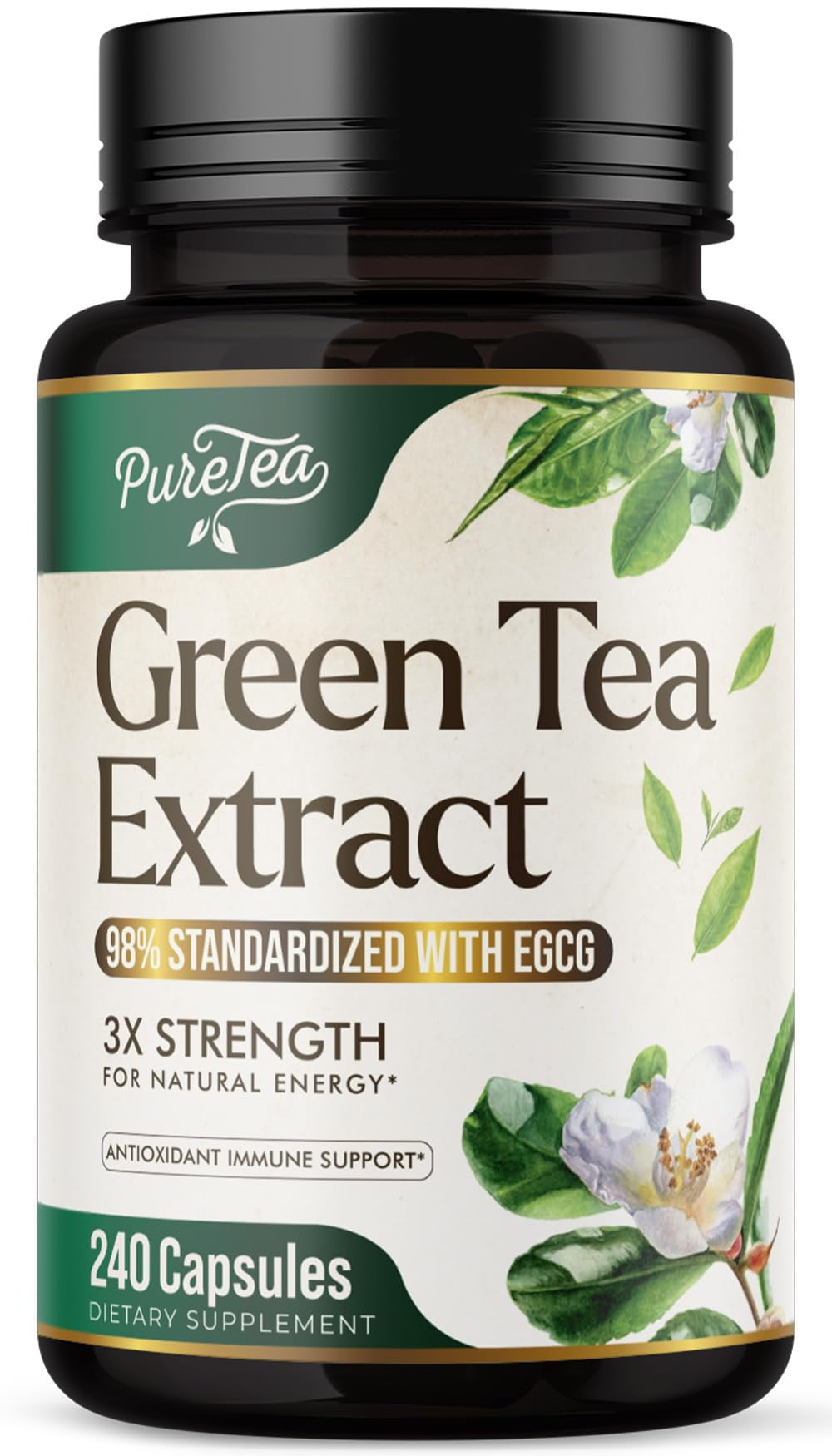 Green Tea Extract Pills 1000mg with EGCG for Heart Support with ...