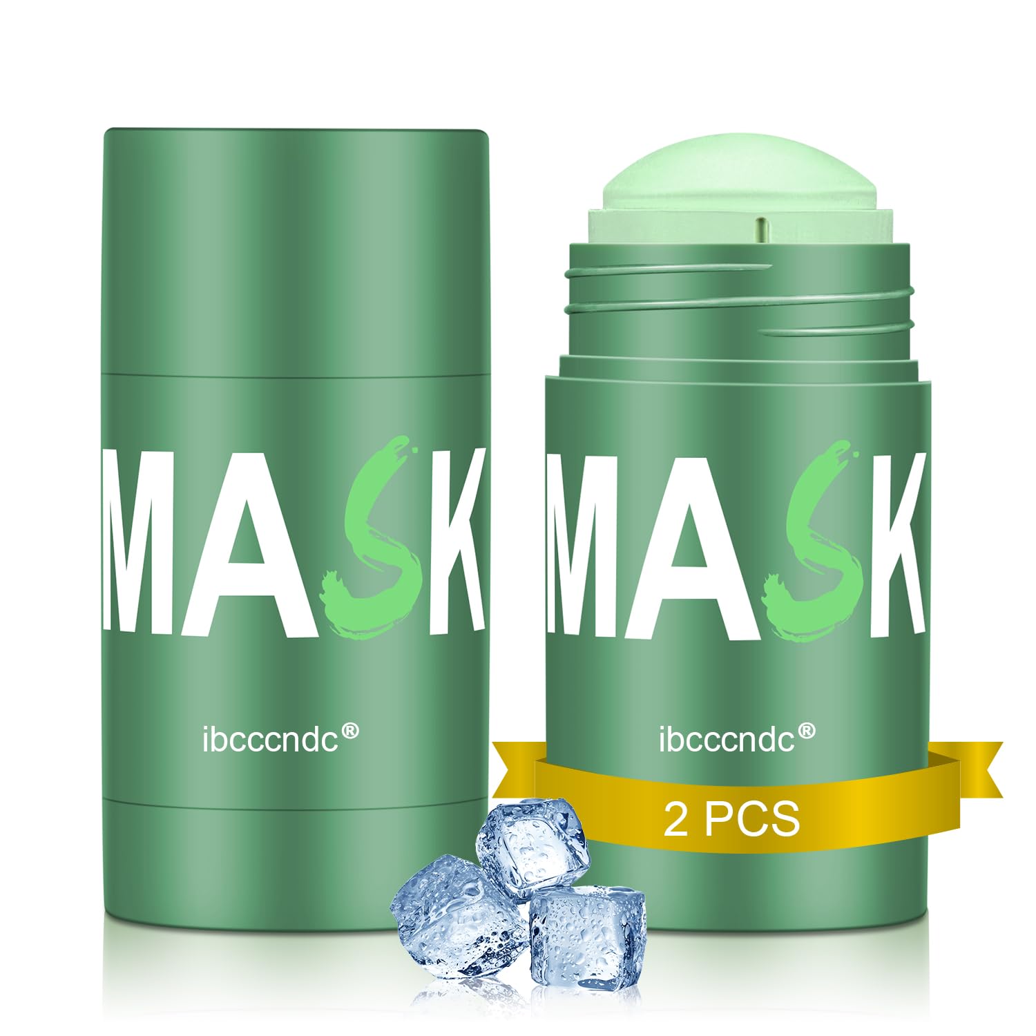 Green Tea Face Mask Stick for Face, Poreless Deep Cleanse Mask Stick ...