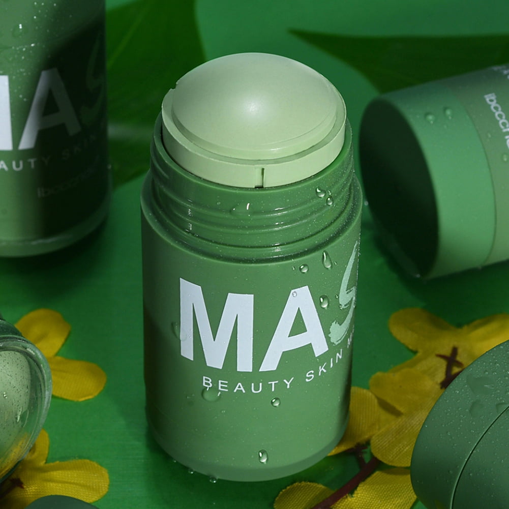 Green Tea Mask Stick, Deep Cleansing Smearing Clay Mask, Removing ...