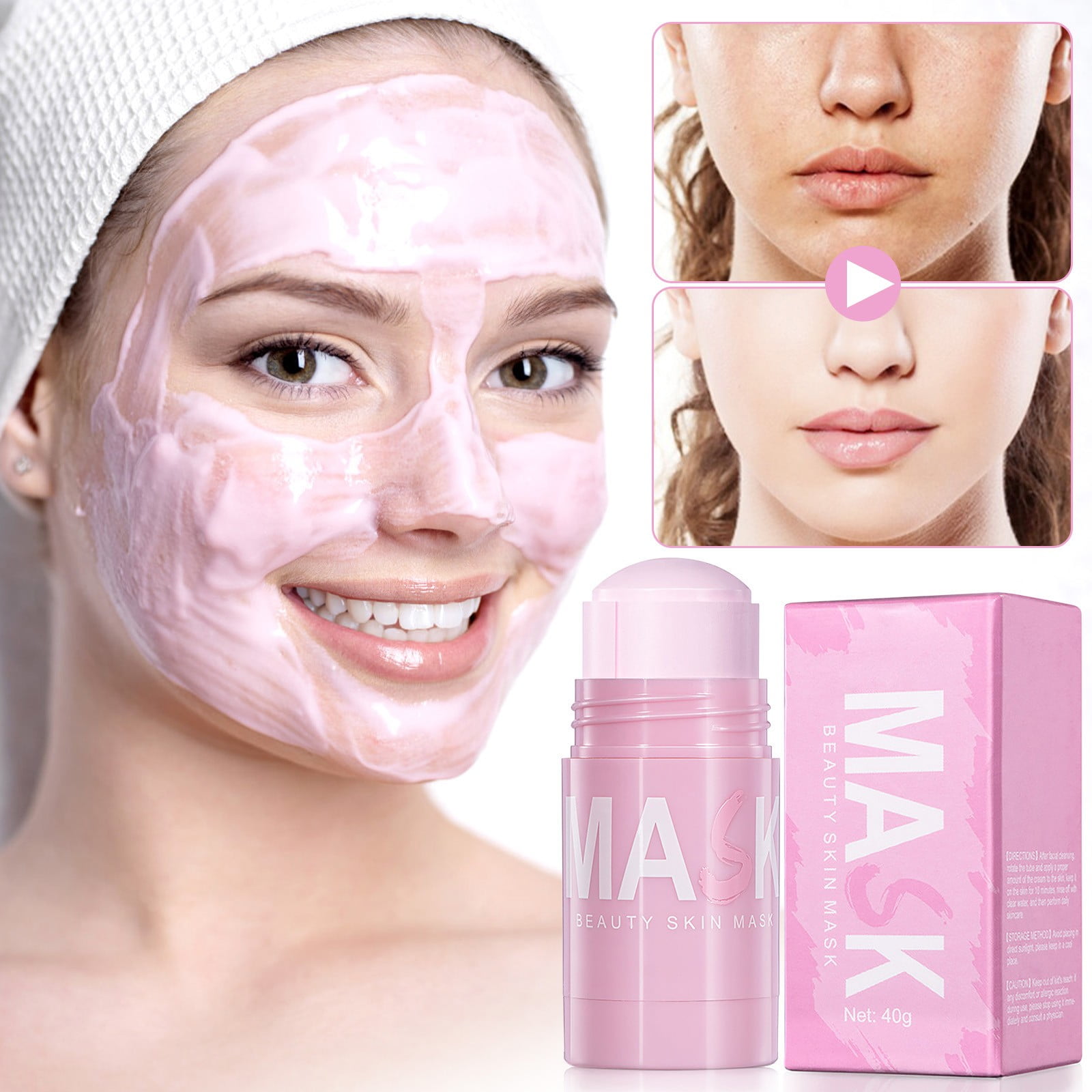 Green Tea Mask Stick, Rose Facial Mask Stick for Blackheads and Acne ...