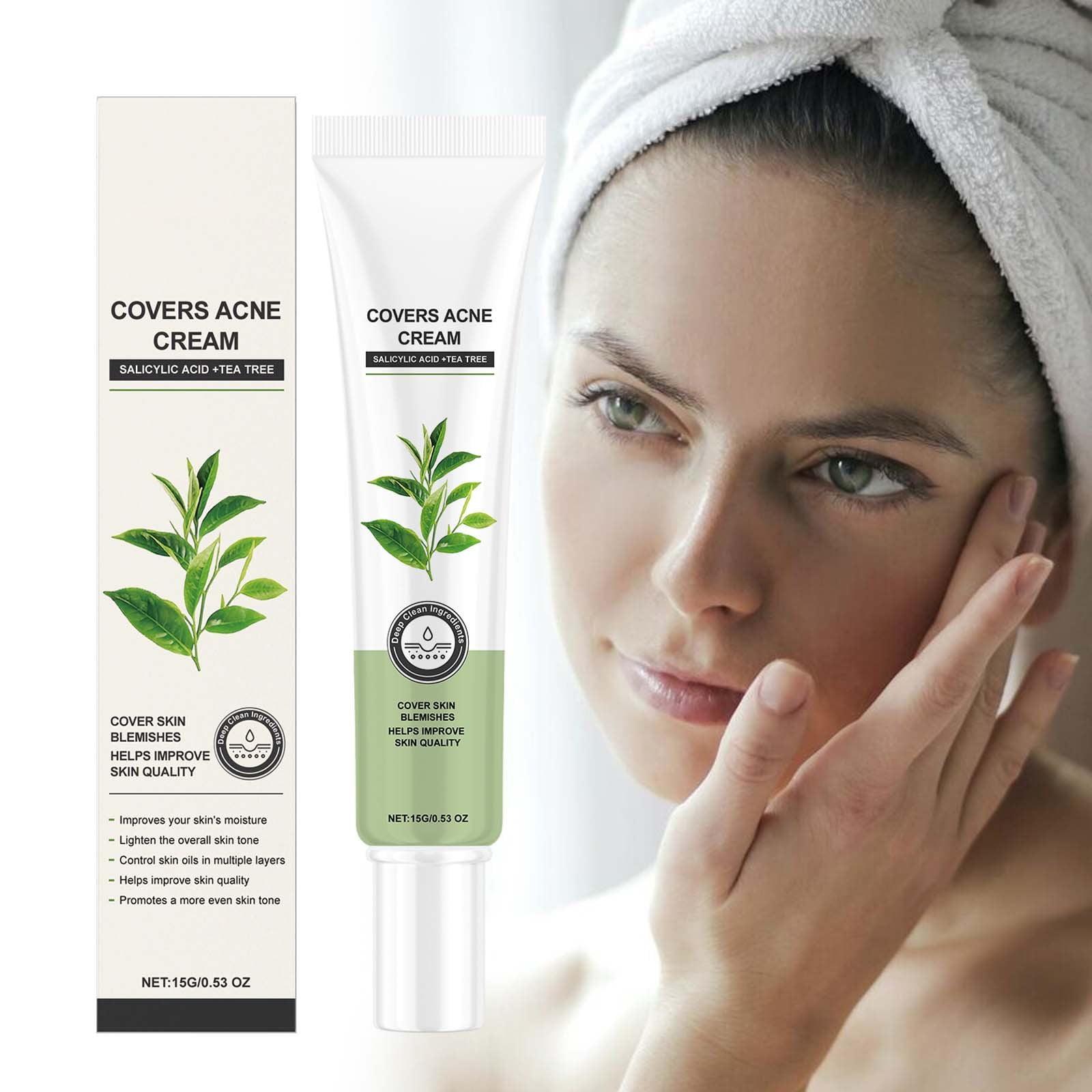 Green Tea Moisturizing Cream for Oily and Combination Skin 0.53 oz Oil ...