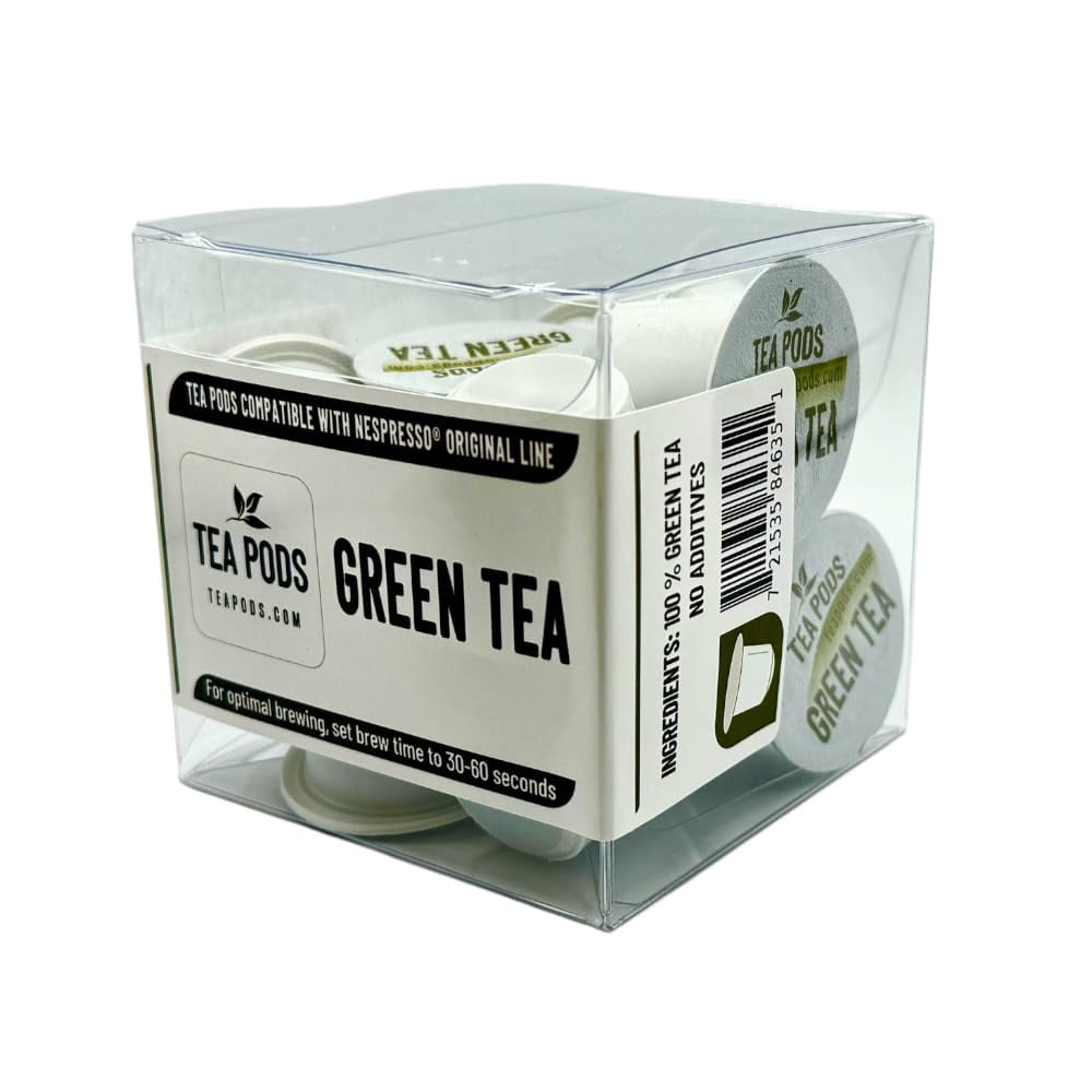 Green Tea Pods Compatible With Nespresso Originalline, Single-Serve Tea ...