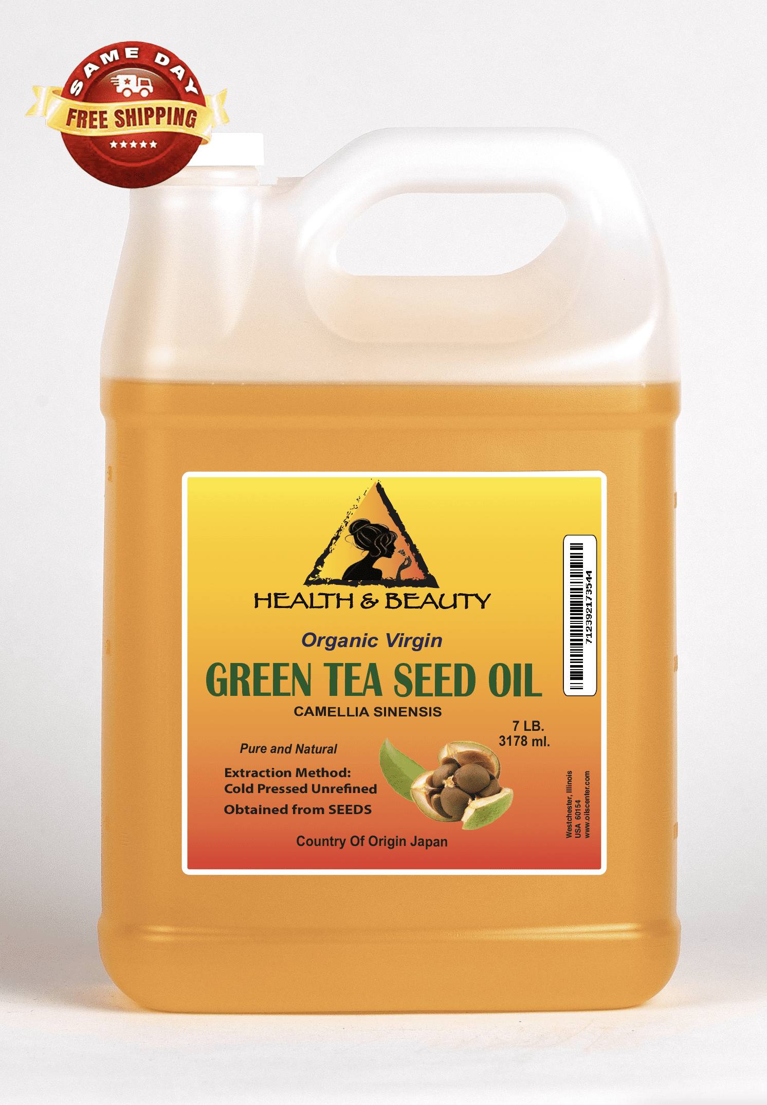 Green Tea Seed Oil Unrefined Organic Cold Pressed Virgin Natural Raw ...