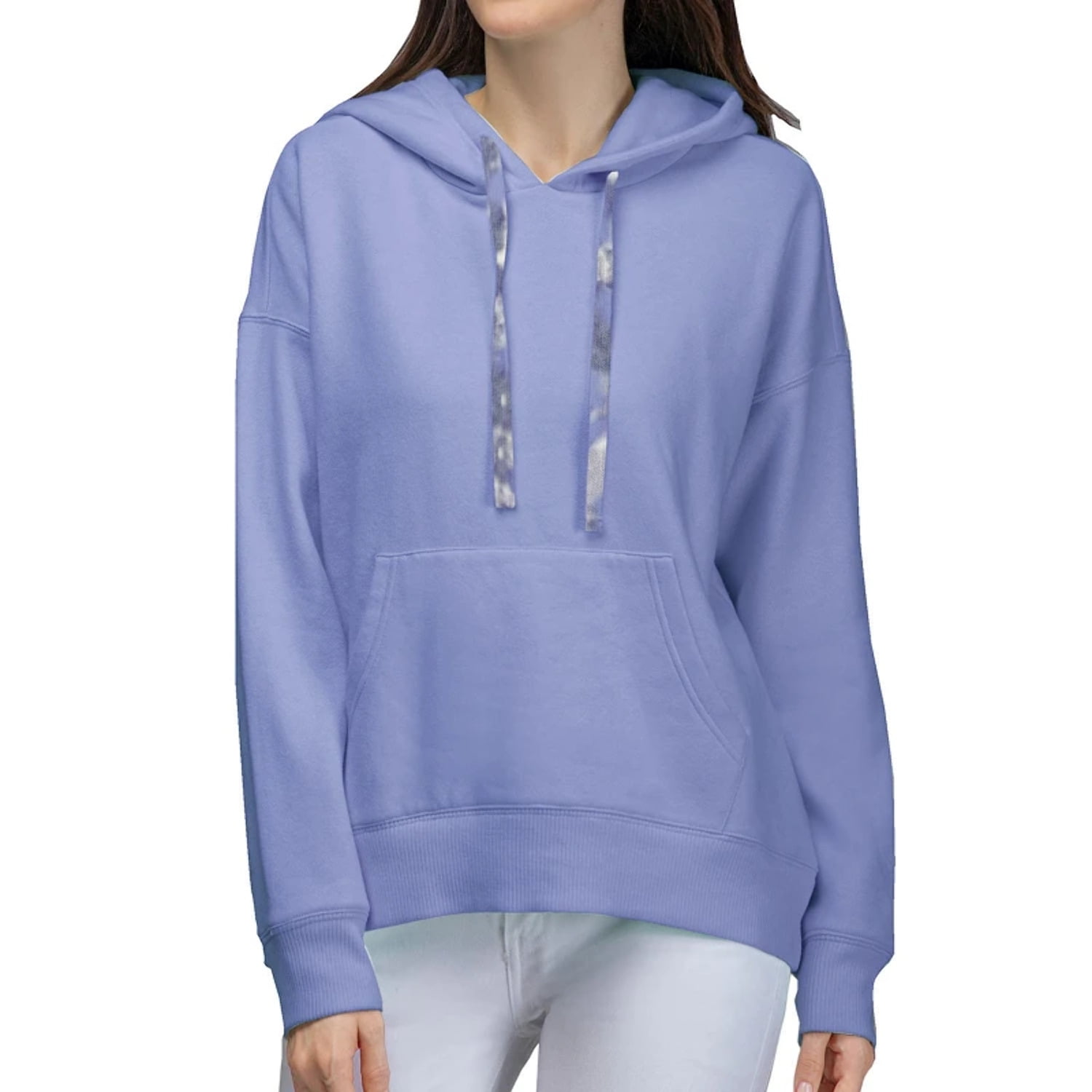 Green Tea Women's Comfortable Pastel Spring Hoodie w/ Front Pocket ...