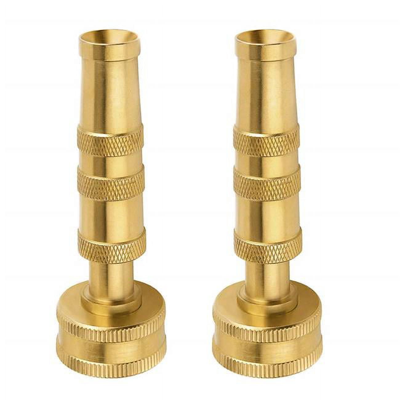 Green Thumb 20035-01 Twist Hose Nozzle, Solid Brass, Rubber Grip, Full ...