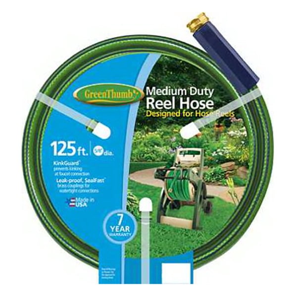 Green Thumb 8501-125 5/8" x 125' Medium Duty Hose - Walmart.com