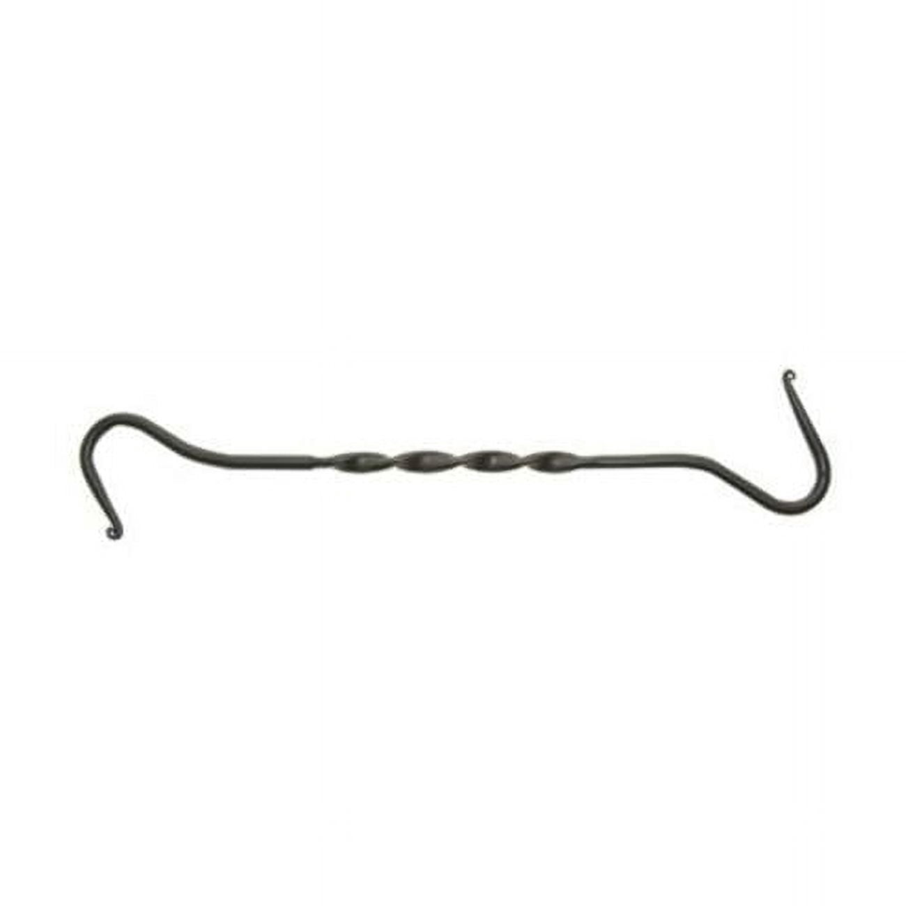 Green Thumb 85752DGT Plant Extender Hook, Black Forged, 12-In ...