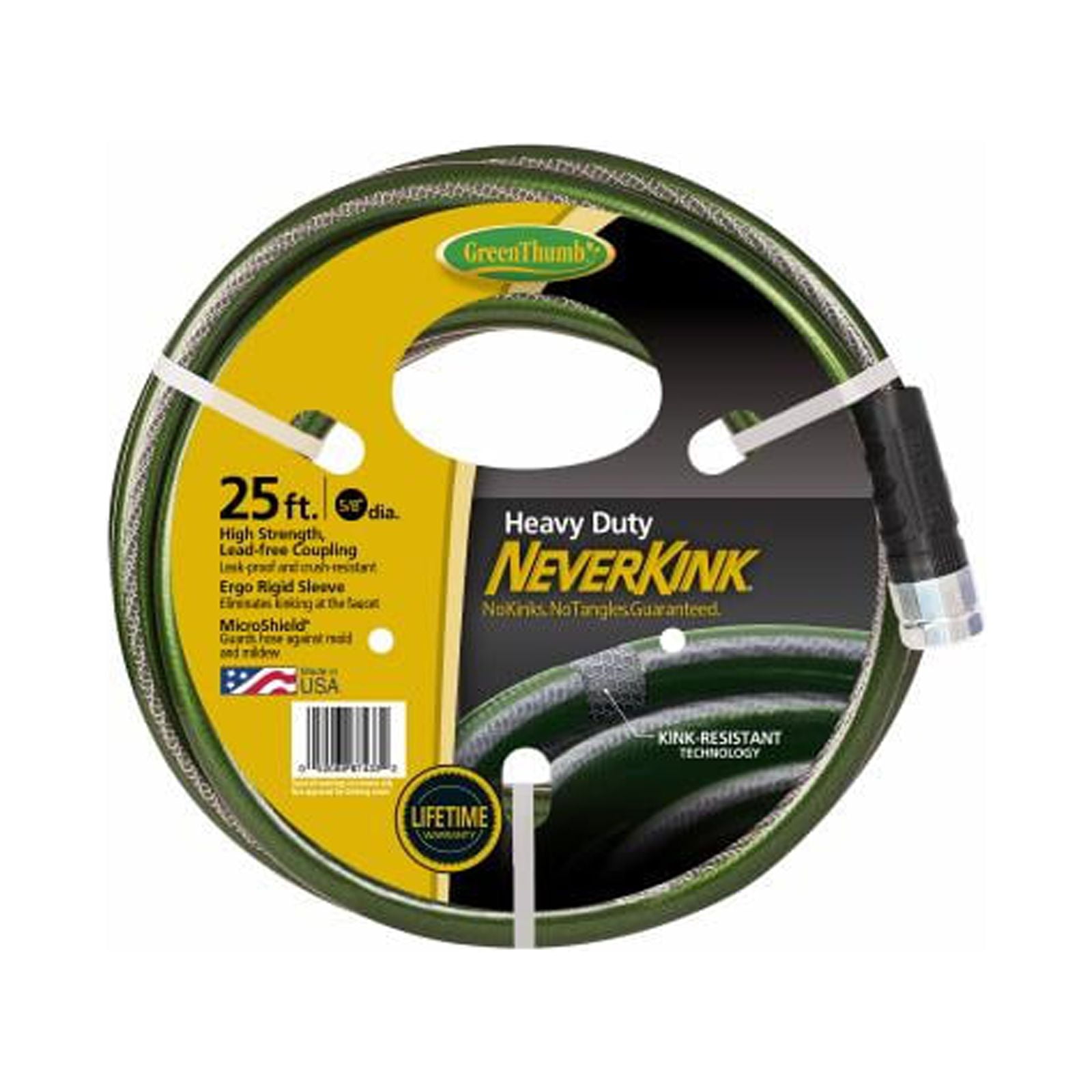 Green Thumb 8614 25 NeverKink Garden Hose Heavy Duty 5 8 In X 25 Ft green-thumb-8614-25-neverkink-garden-hose-heavy-duty-5-8-in-x-25-ft