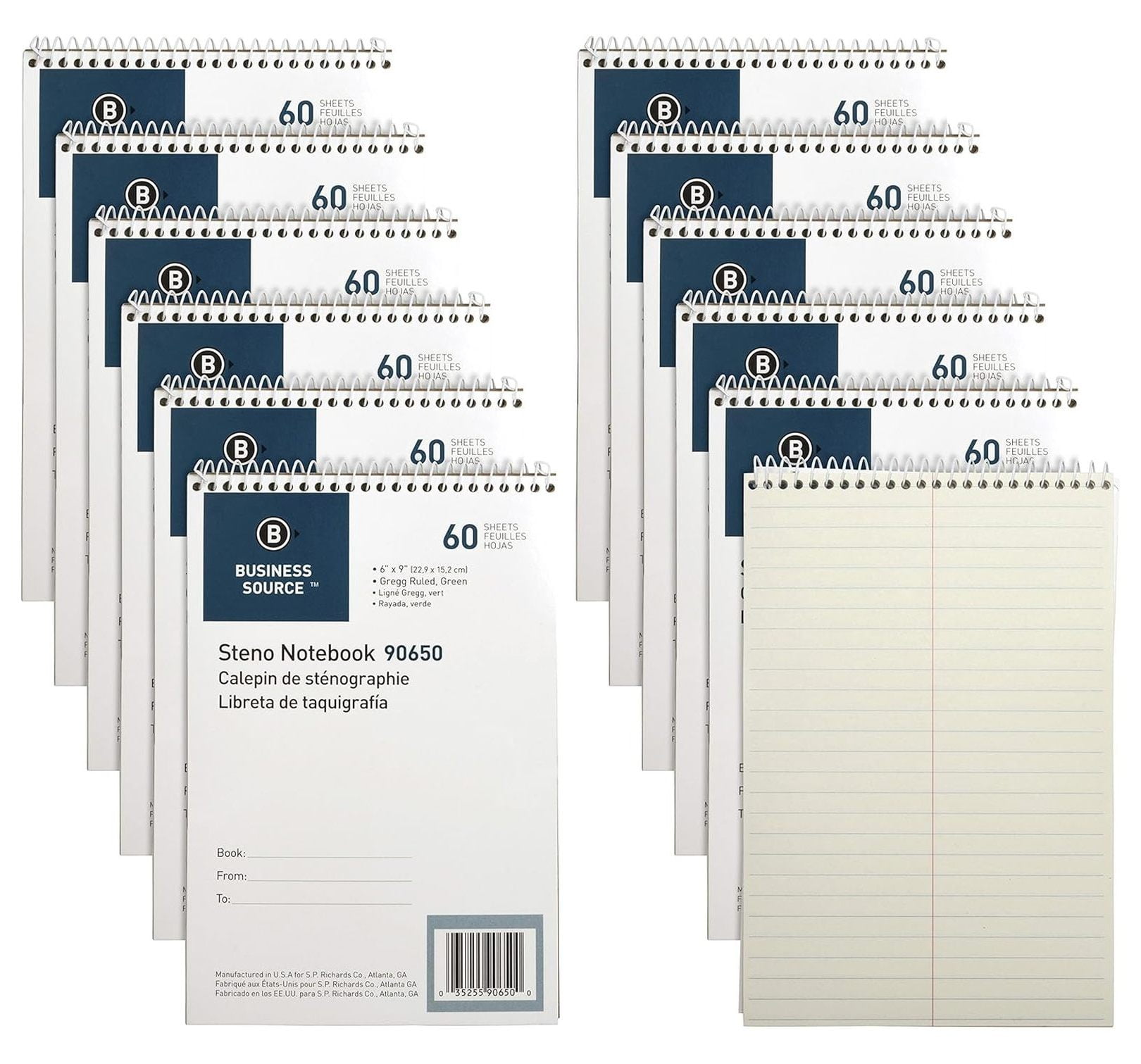 Green Tint Steno Notebook - Walmart.com