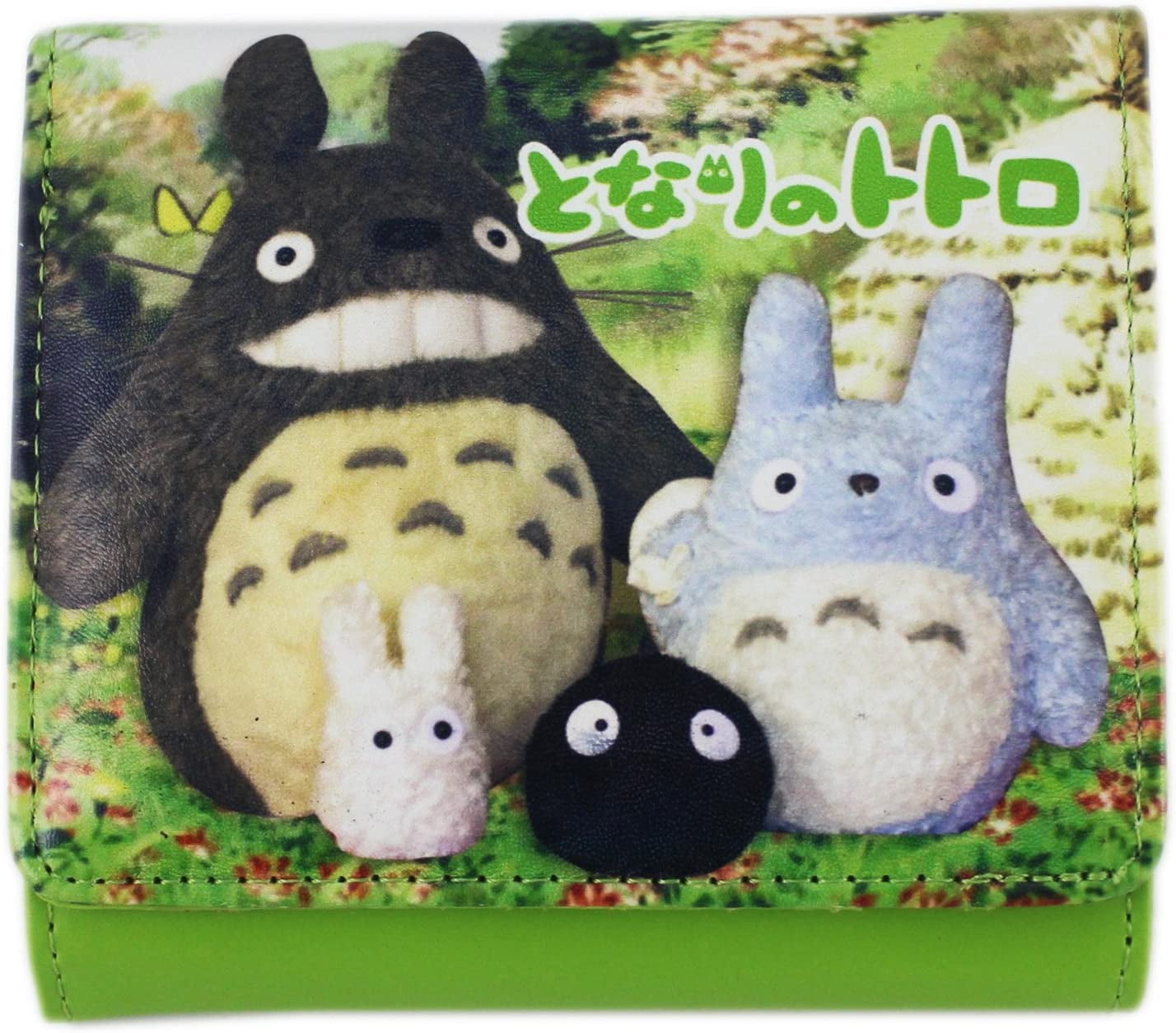 Green Totoro Wallet - Magnetic Close Trifold Wallet - Walmart.com