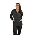 Green Town Scrubs for Women - Hoodie Pull-Over Scrub Jacket, 4 Pockets ...