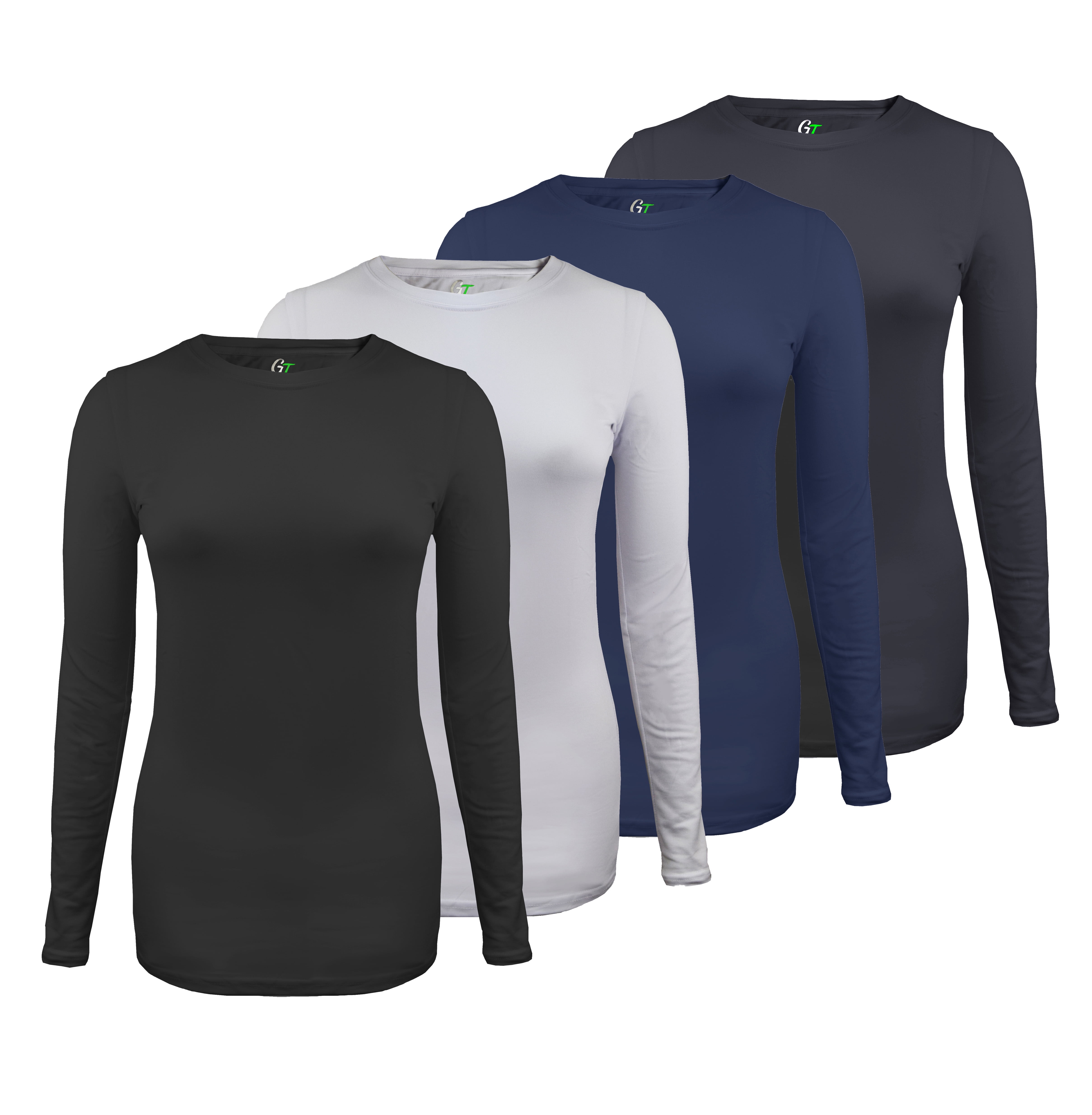 Green Town Women's Nursing Undershirt - Multi-Pack Long Sleeve Top ...