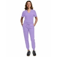 Monarch Uniforms Stretchy Scrubs Women's Jogger Scrub Set In Regular ...