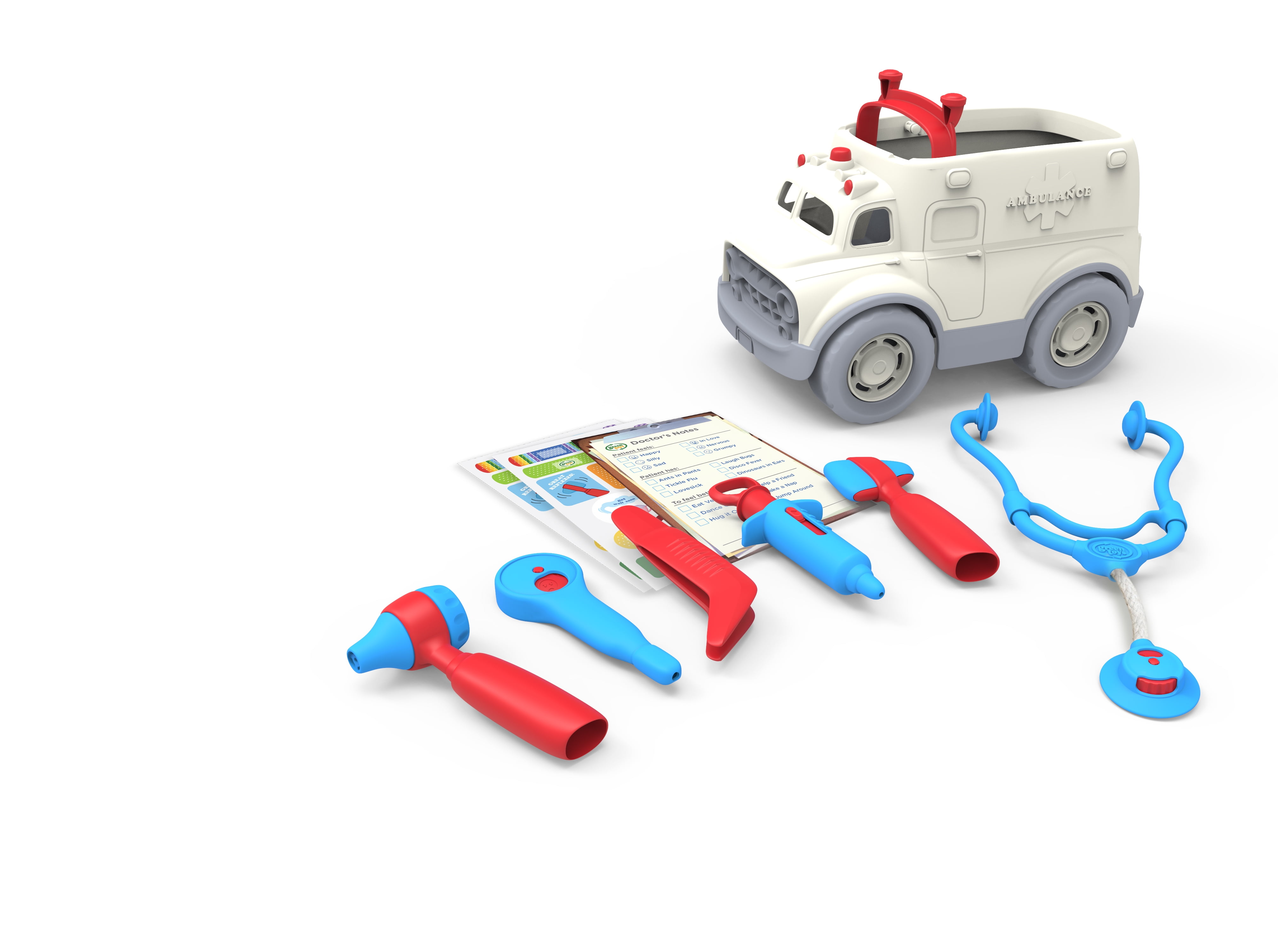 Green Toys Ambulance & Doctor's Kit - Walmart.com
