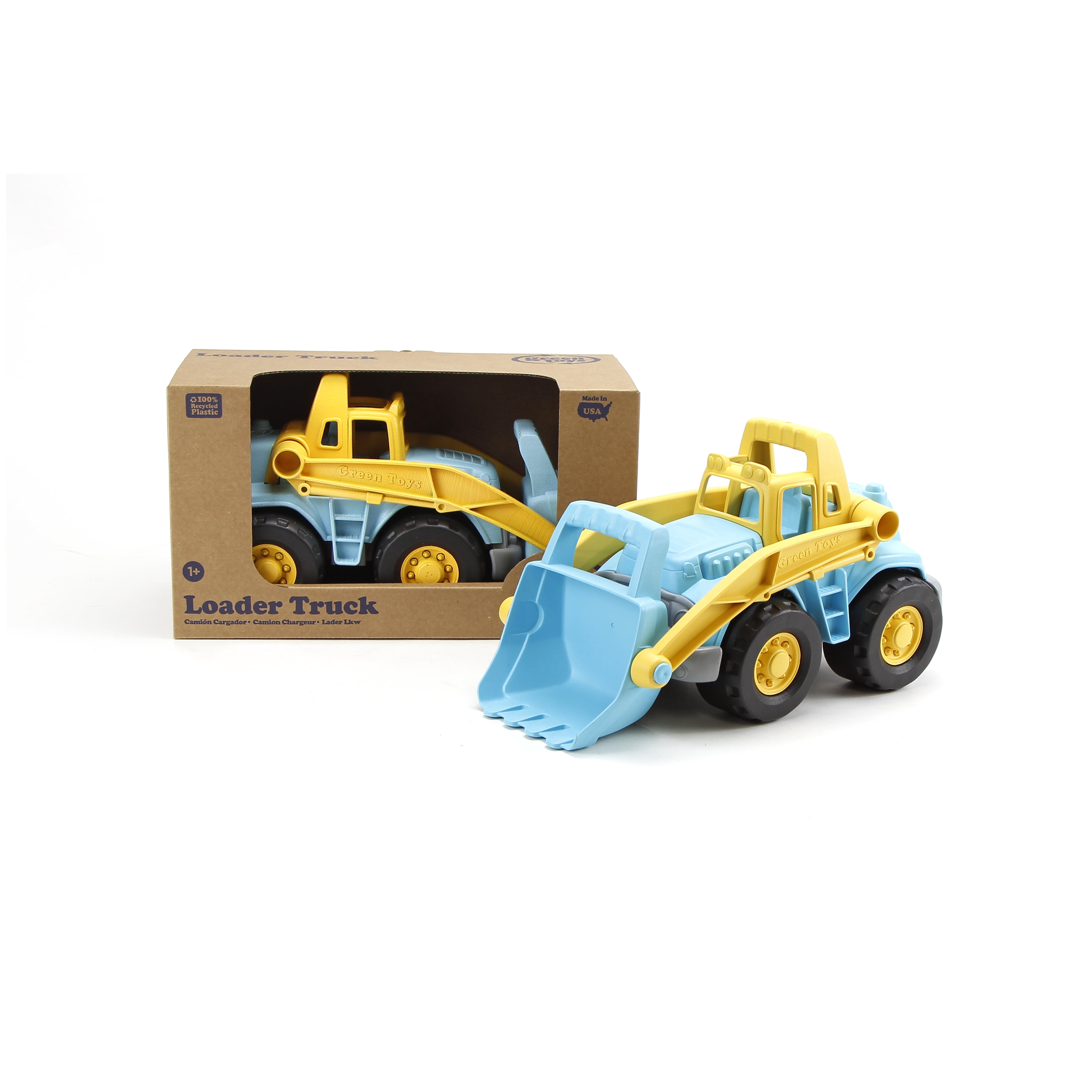 Green Toys Toddler Dump Loader Truck, Construction Toy for Outside Play ...