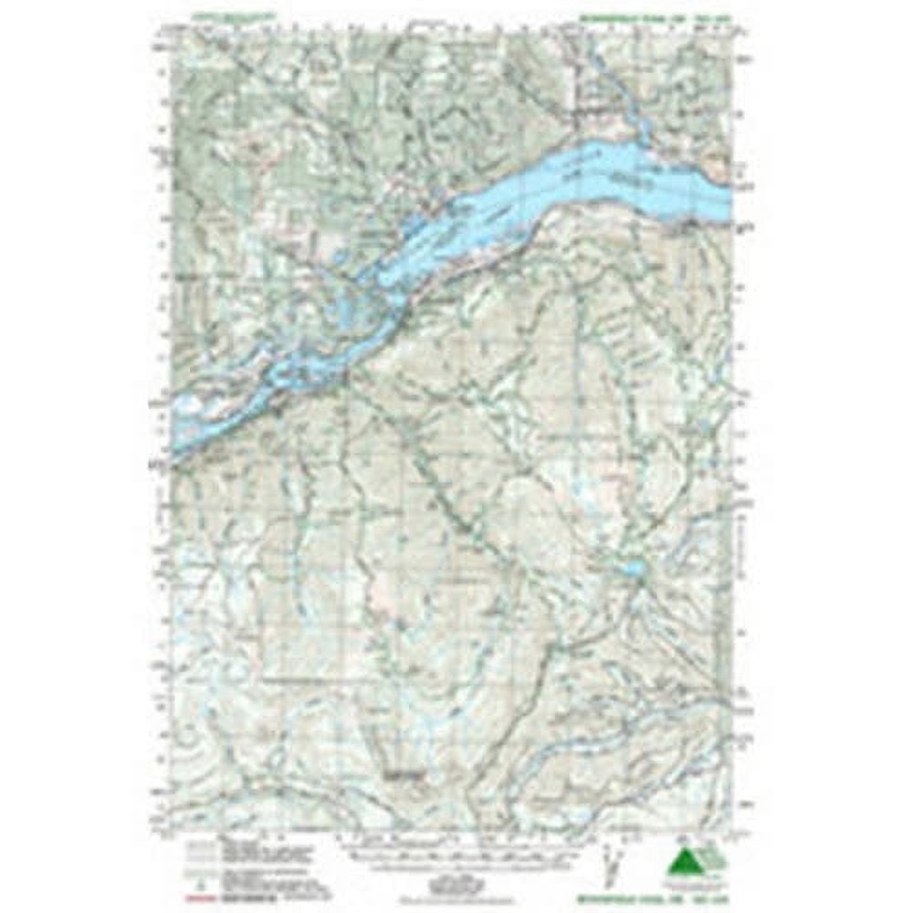 Green Trails Maps BONNEVILLE DAM - Walmart.com