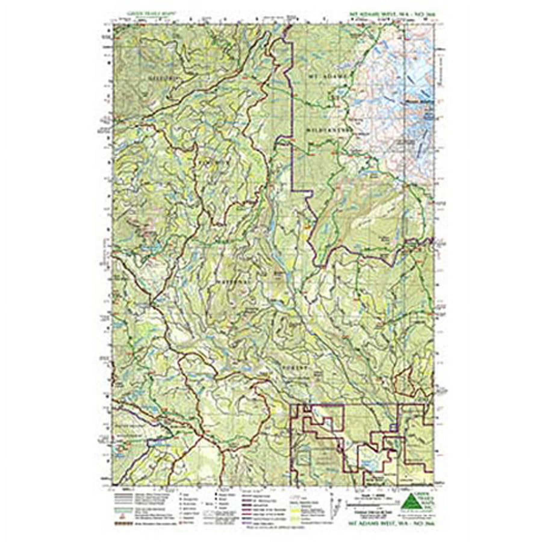 Green Trails Maps Maps - Walmart.com