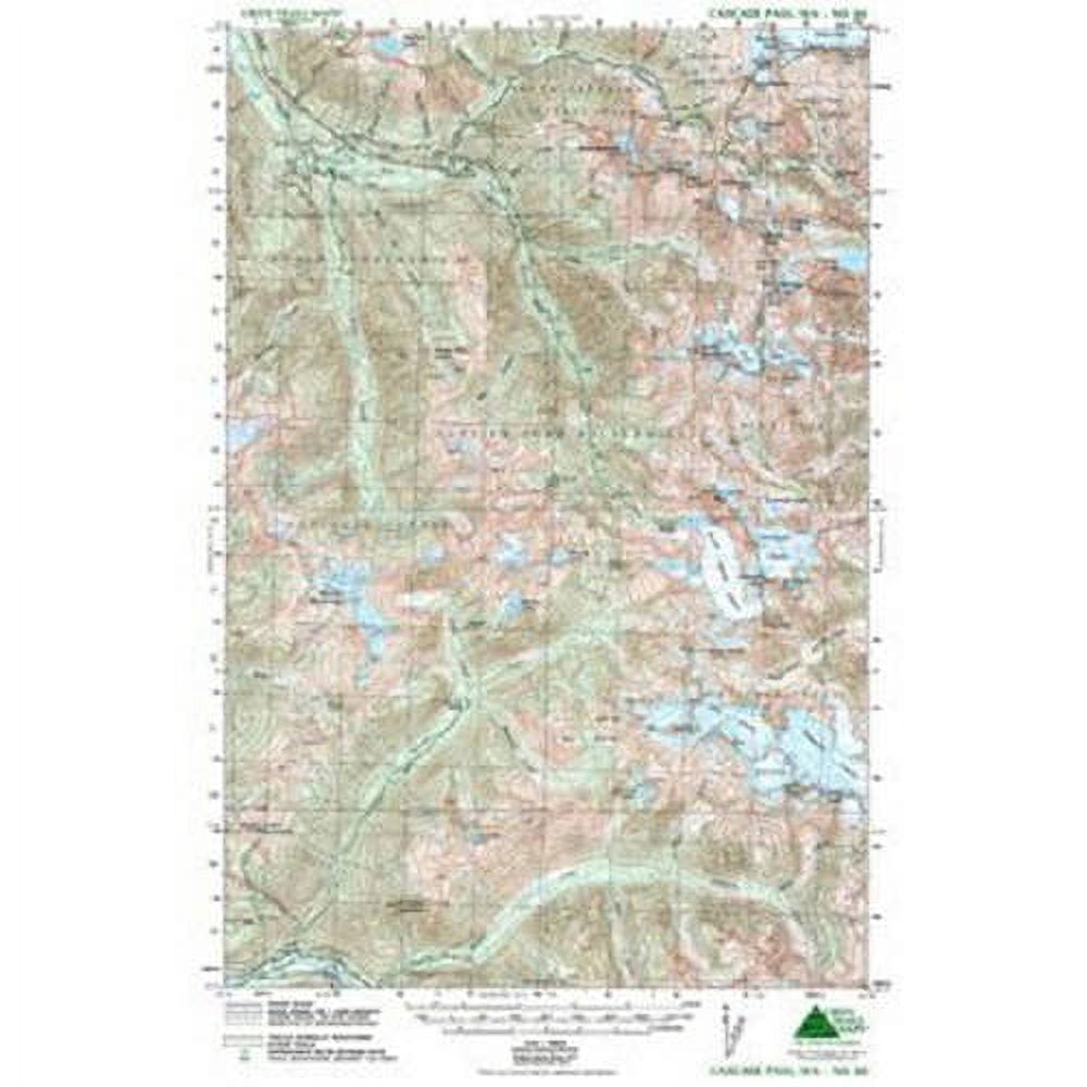 Green Trails Maps ROSS LAKE - Walmart.com