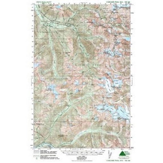 Green Trails Maps TIETON - Walmart.com