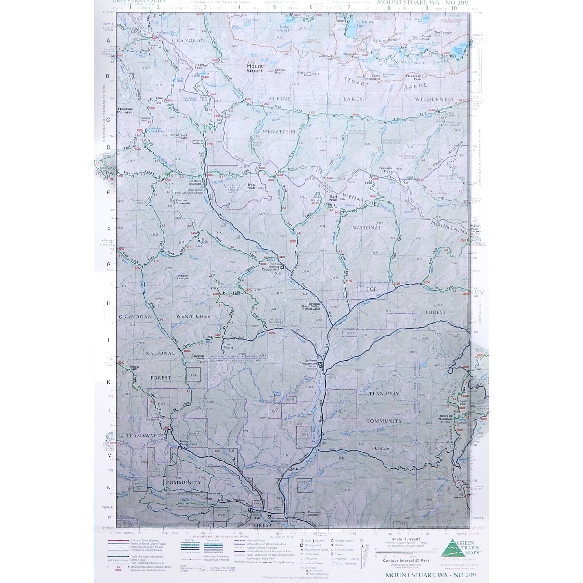 Green Trails Maps - Walmart.com