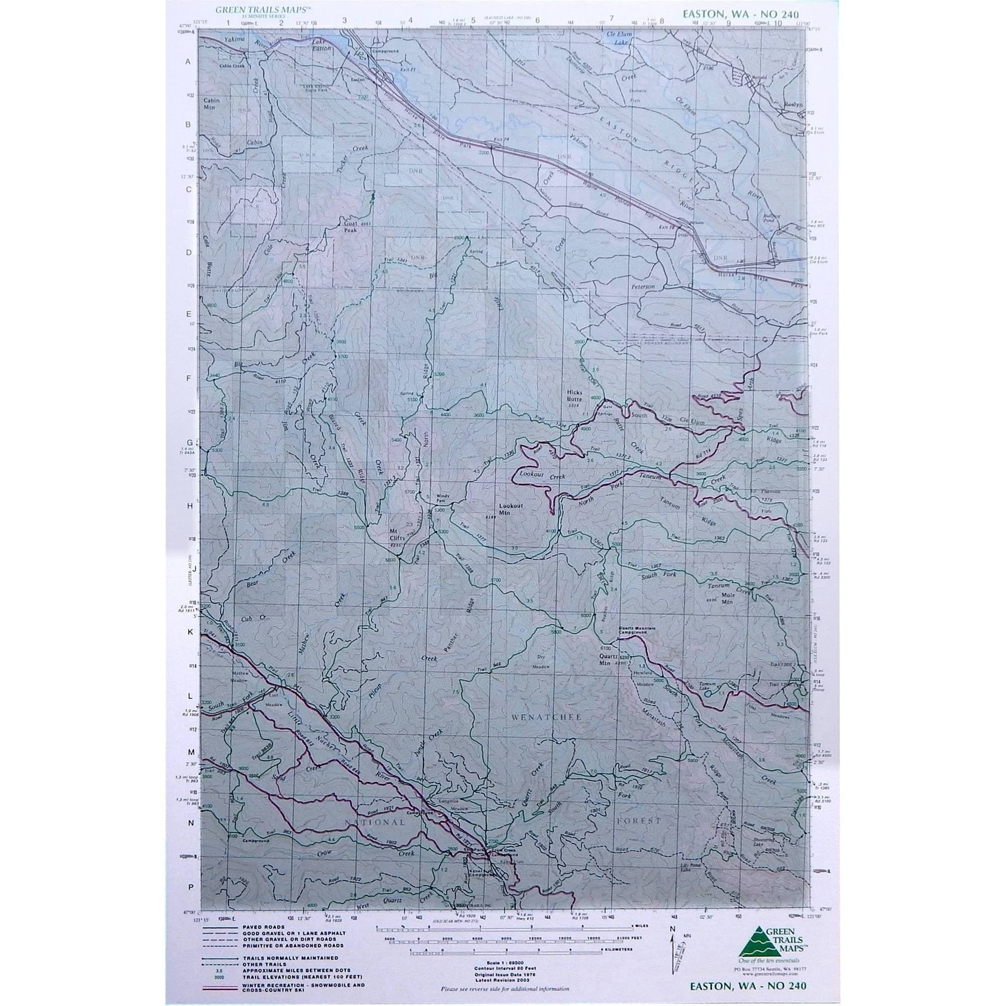 Green Trails Maps - Walmart.com