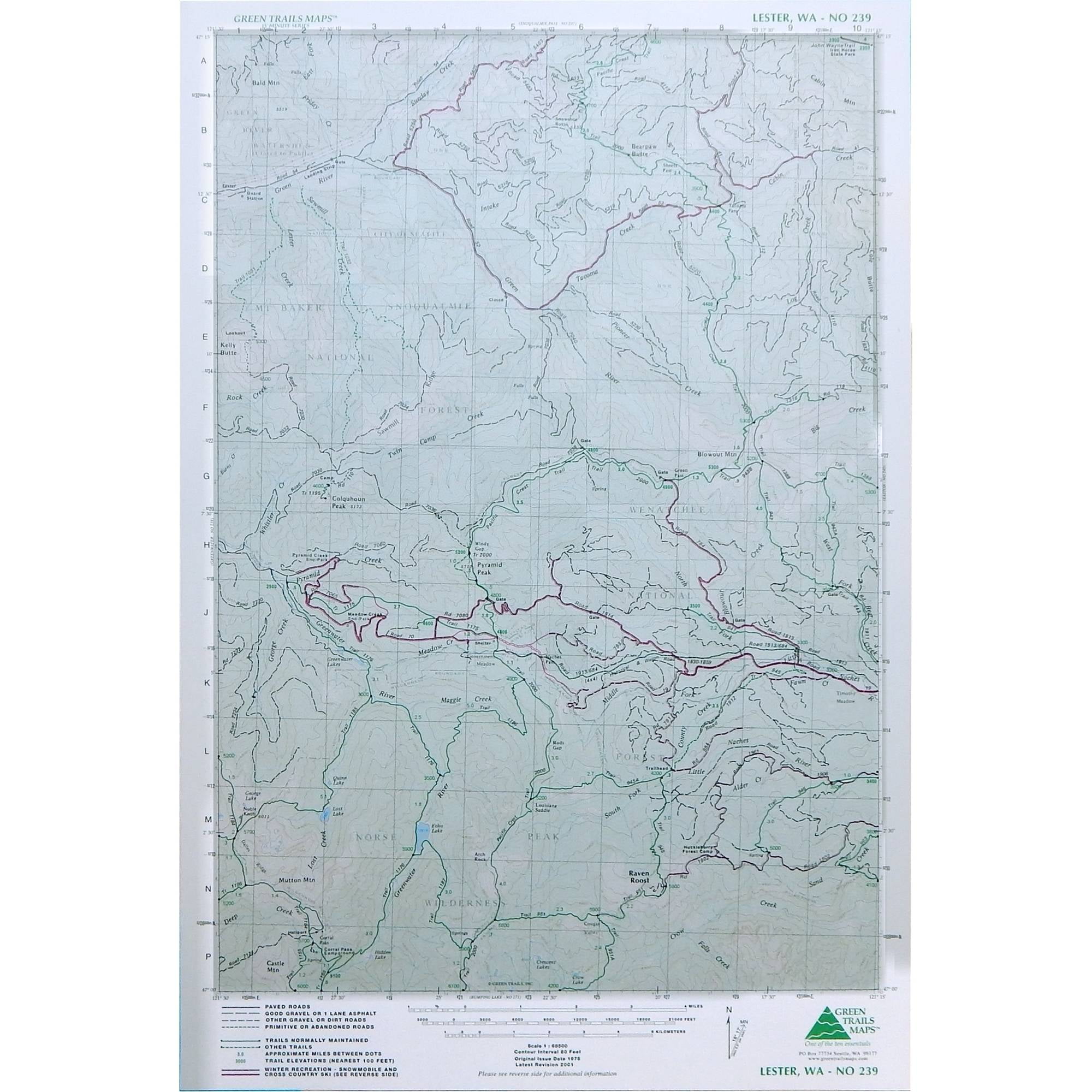 Green Trails Maps - Walmart.com