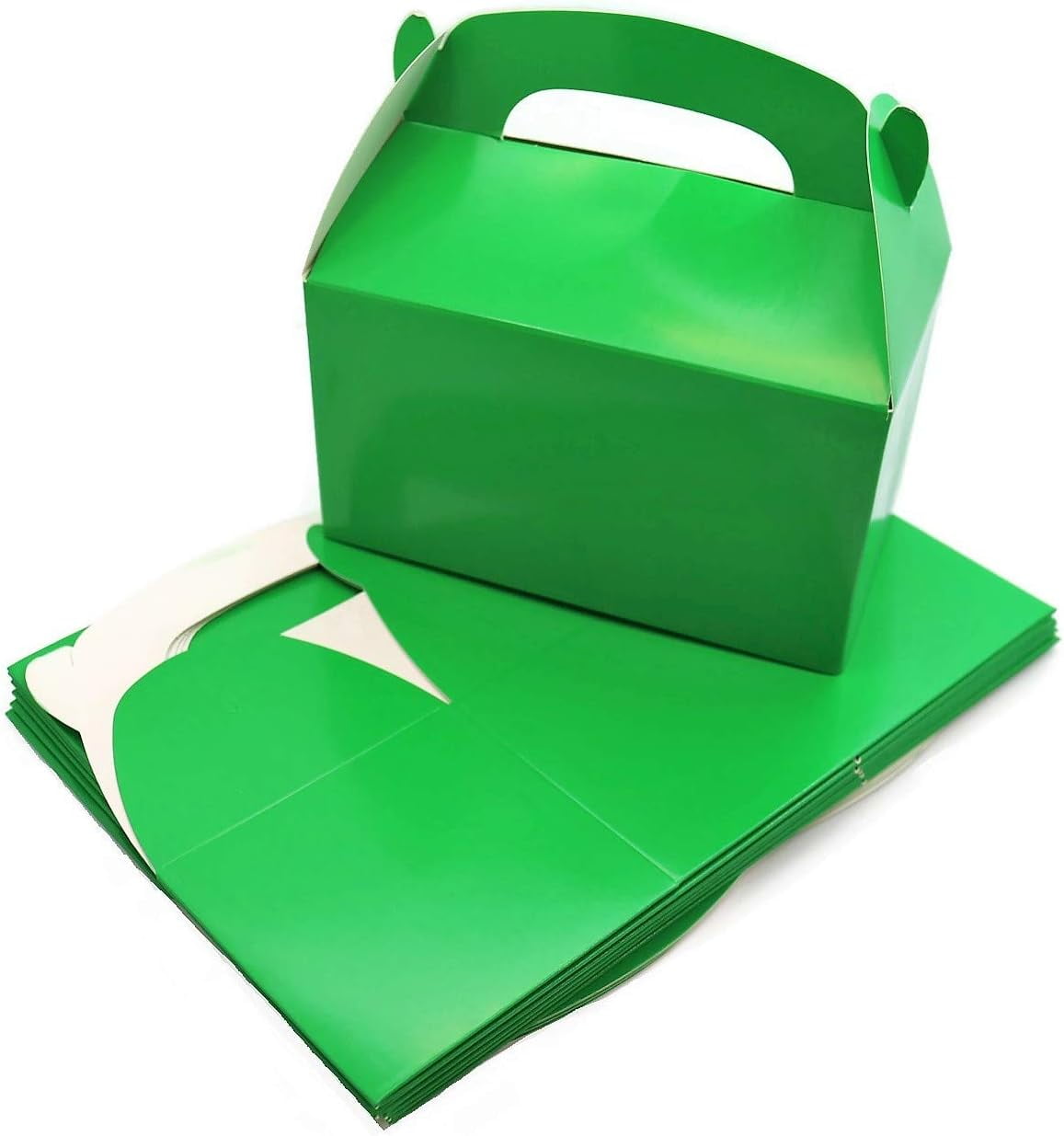 Green Treat Favor Boxes (12 Pack) Paper. Great Gift Box Container for ...