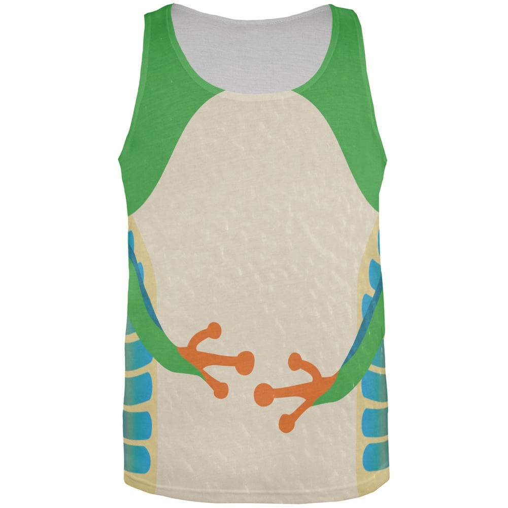 Green Tree Frog All Over Adult Tank Top - Walmart.com