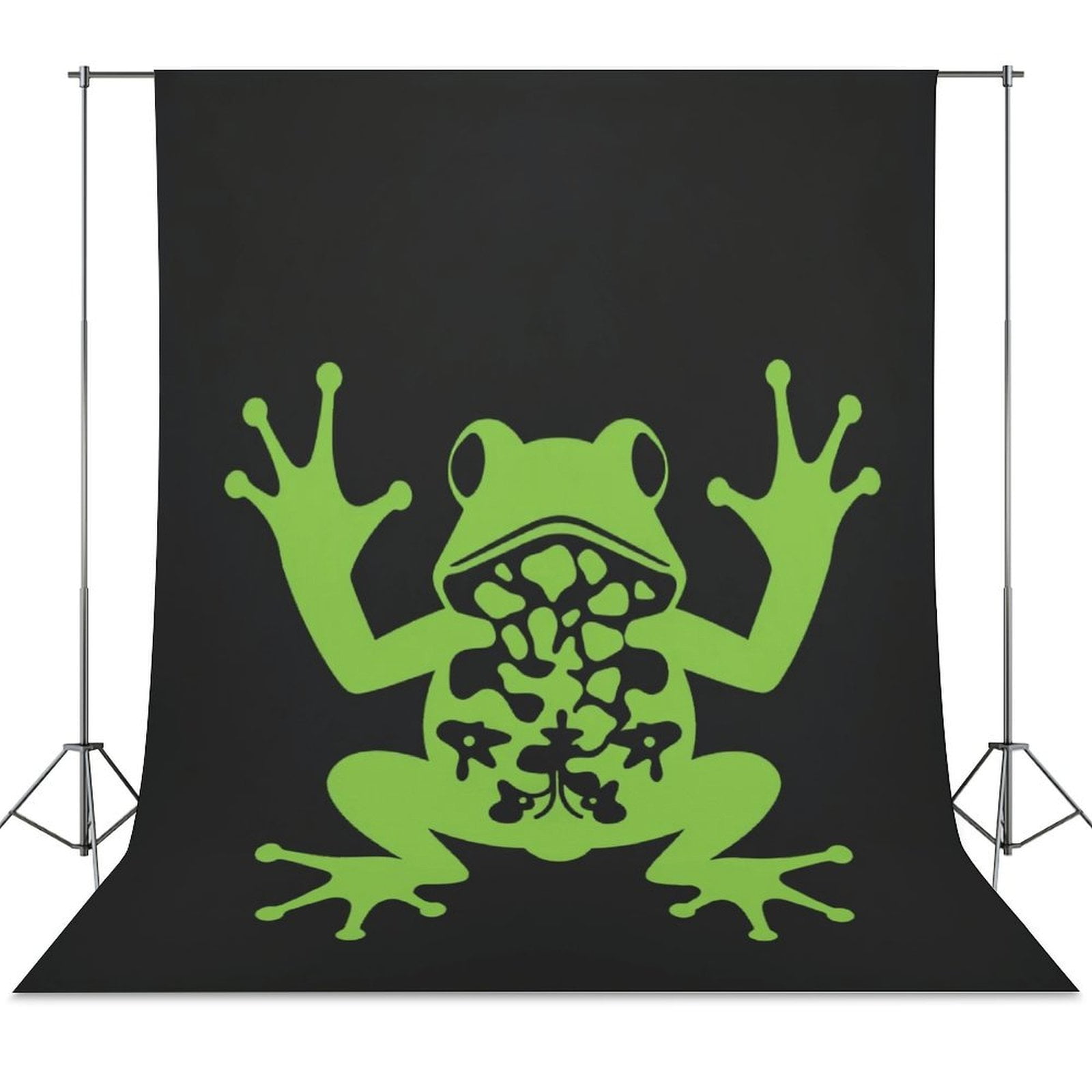 Green Tree Frog Party Backdrop Birthday Decoration Backgrounds for ...