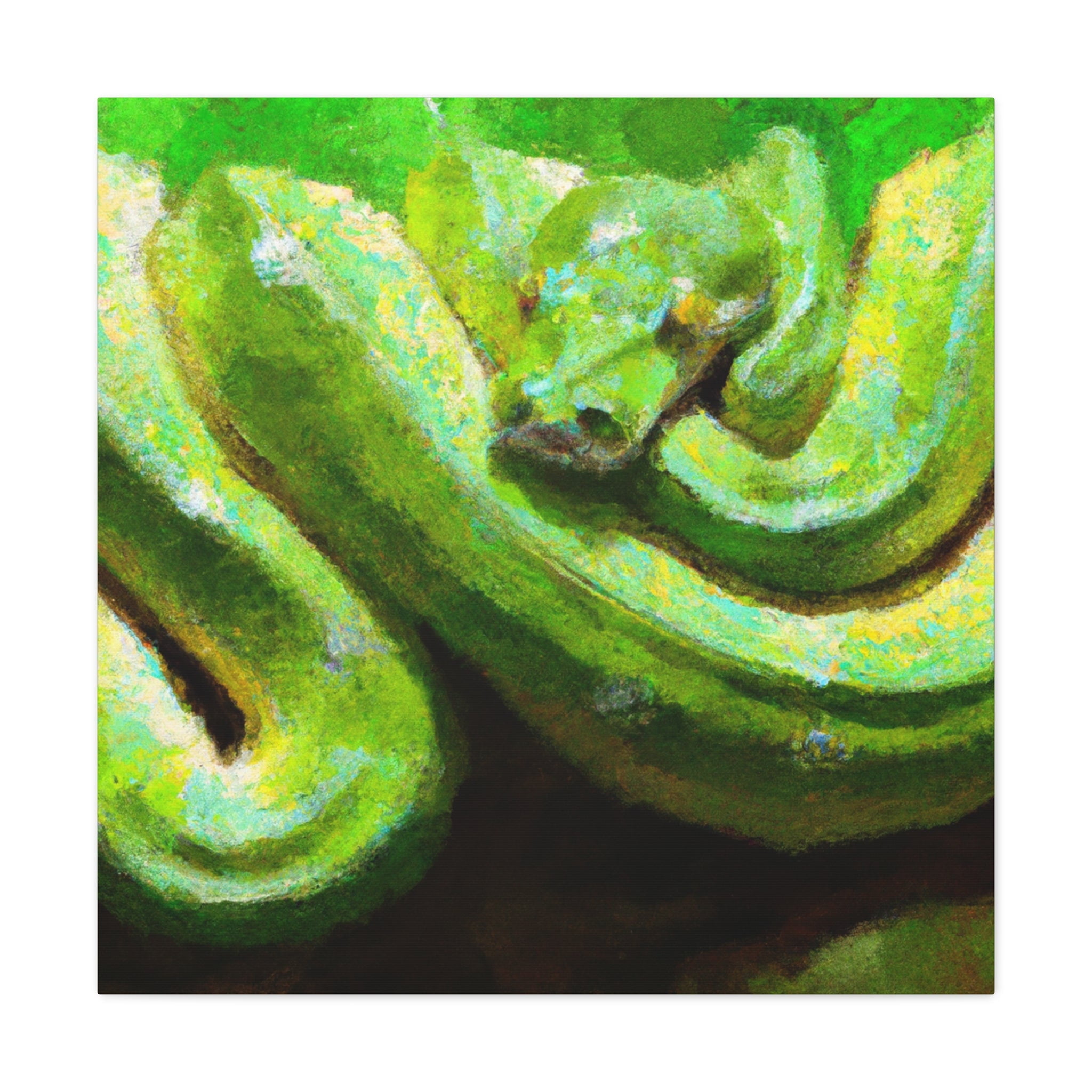 "Green Tree Slithers" - Canvas - Walmart.com
