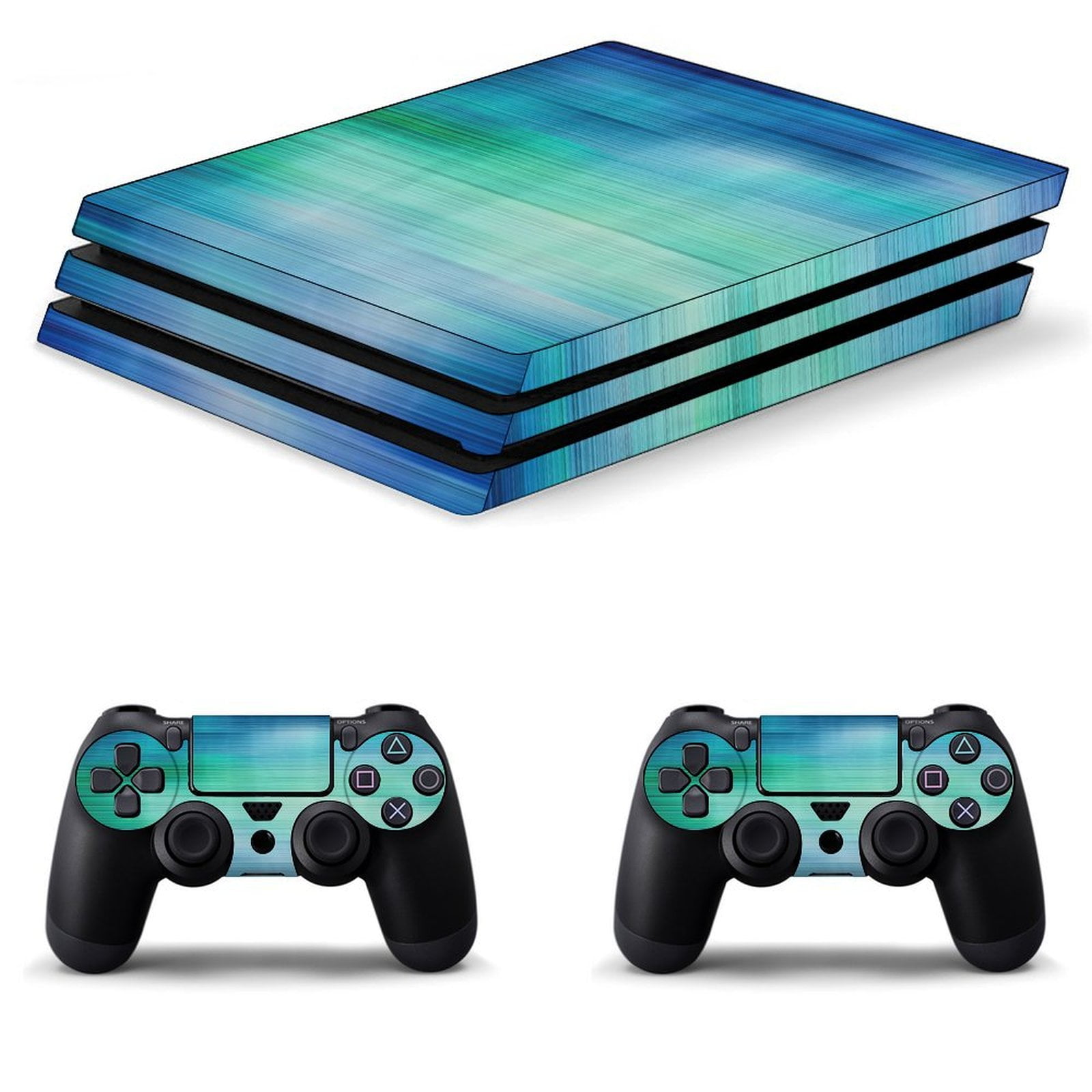 Green Turquoise Teal Blue Abstract Texture PS4/PS4 Pro/PS4 Slim Skin ...