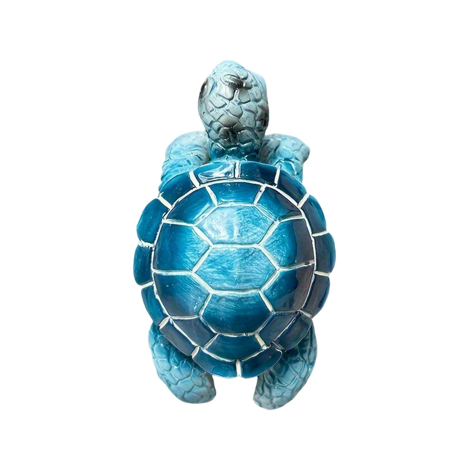Green Turtle Planter Decorations,Resin Hanging Sea Turtle for Pot ...