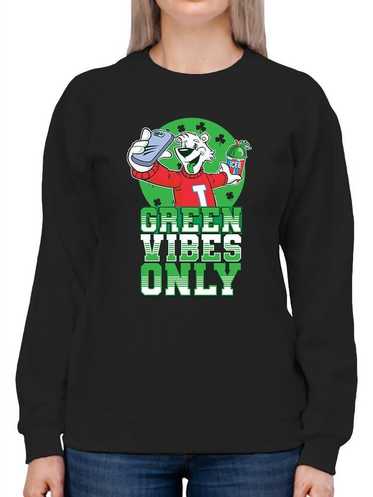 Green Vibes Only - Festive ICEE St. Patrick's Fun Day Women's ...