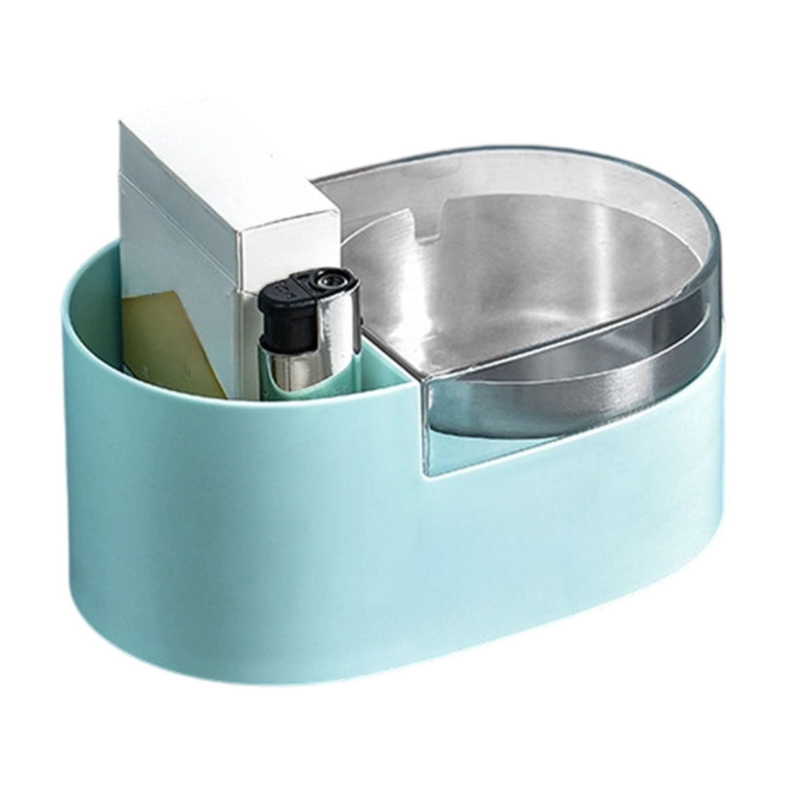 Green Wall Mounted Ashtray with Cover No Drilling Required Removable ...