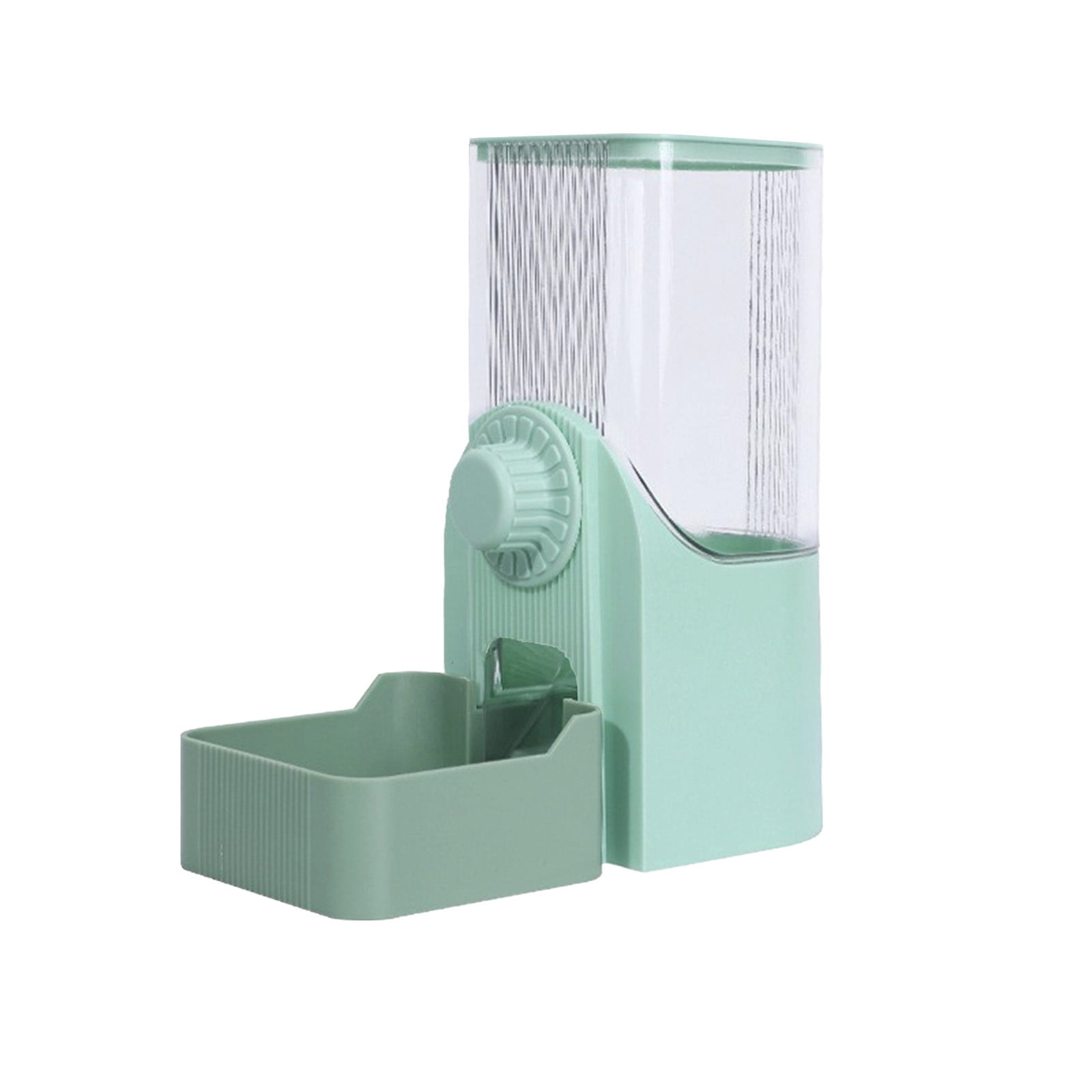 Green Wall Mounted Automatic Pet Feeder And Water Dispenser For Small ...