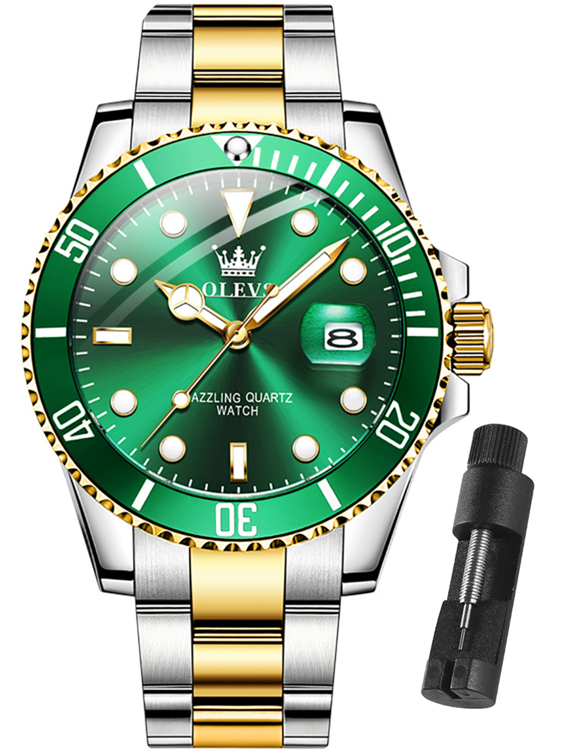 Casio Men's 'Vintage' Digital Illuminator Gold-Tone Stainless Steel ...