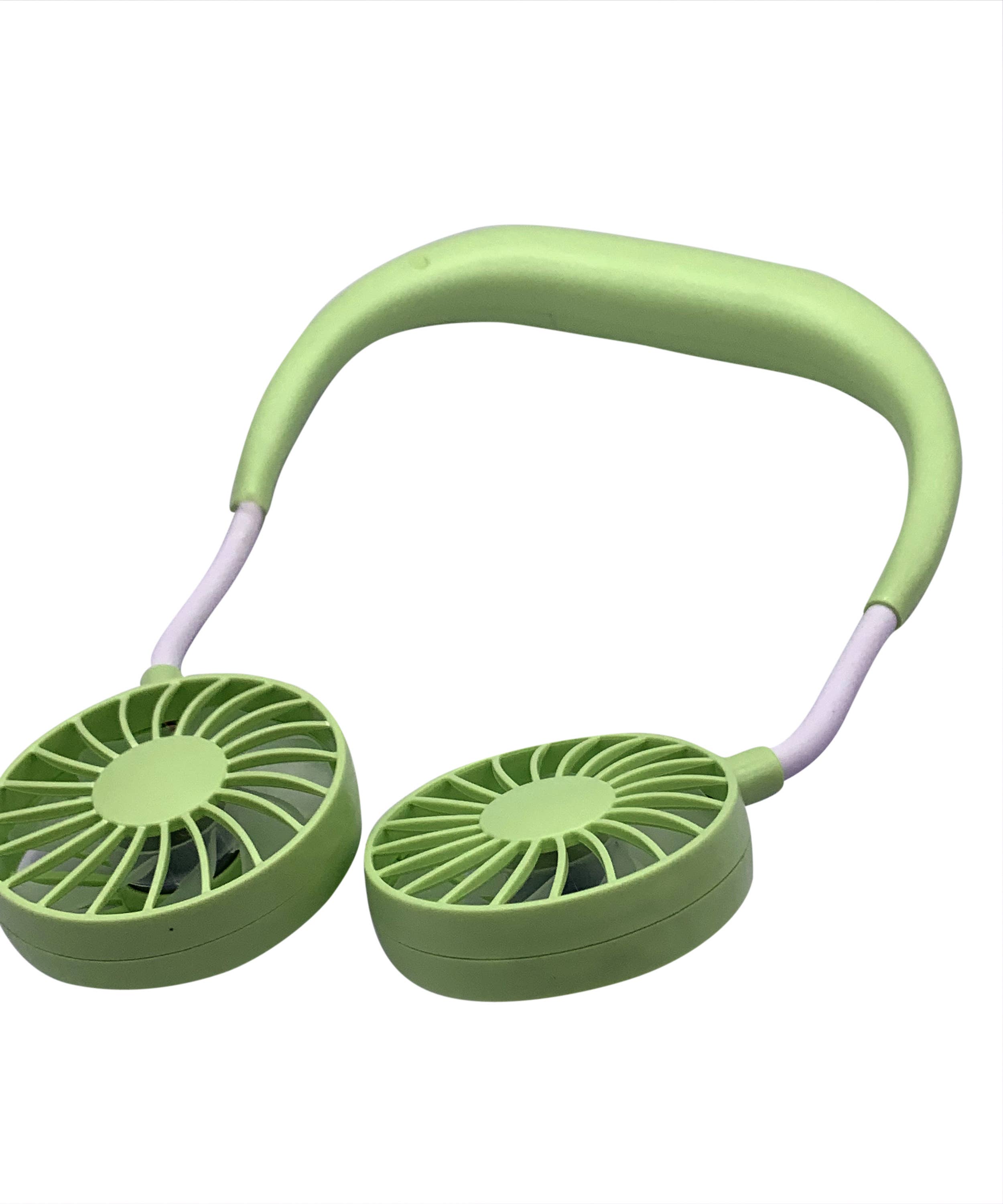 Green Wearable Neck Fan Portable, Hands-free Design, Wearable Fan for ...