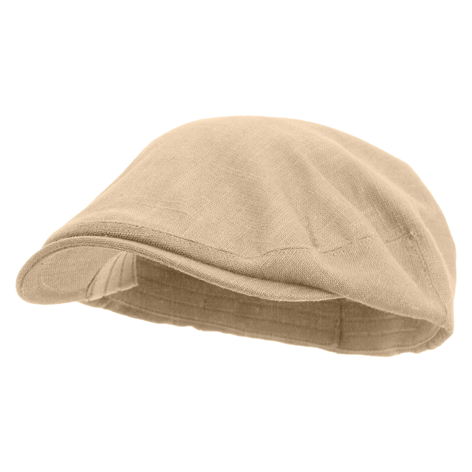 Green Weather Forecast Big Size Men's Linen Ivy Cap - Khaki XL-2XL ...