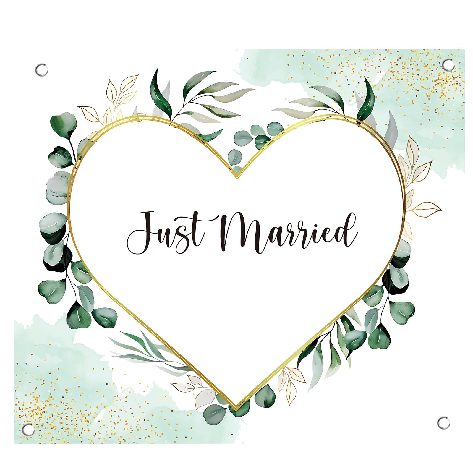 Green Wedding Backdrop 6.5x6Ft Bridal Shower Photography Background for ...