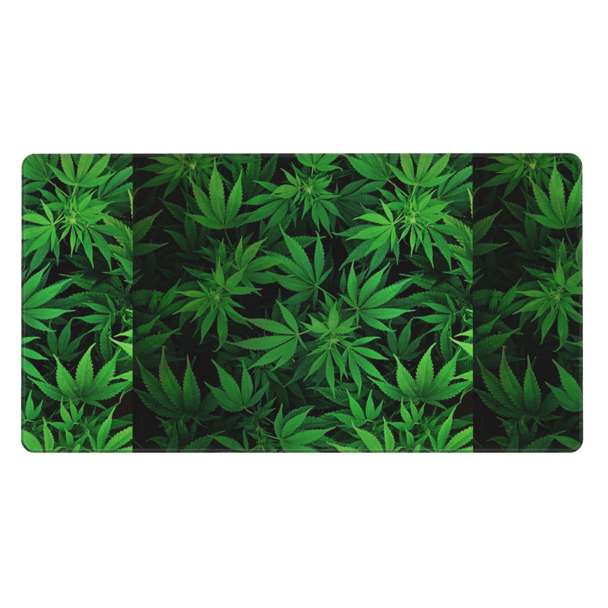 Green Weed Large Gaming Mouse Pad, Large Keyboard Pad,Desk Pad ...