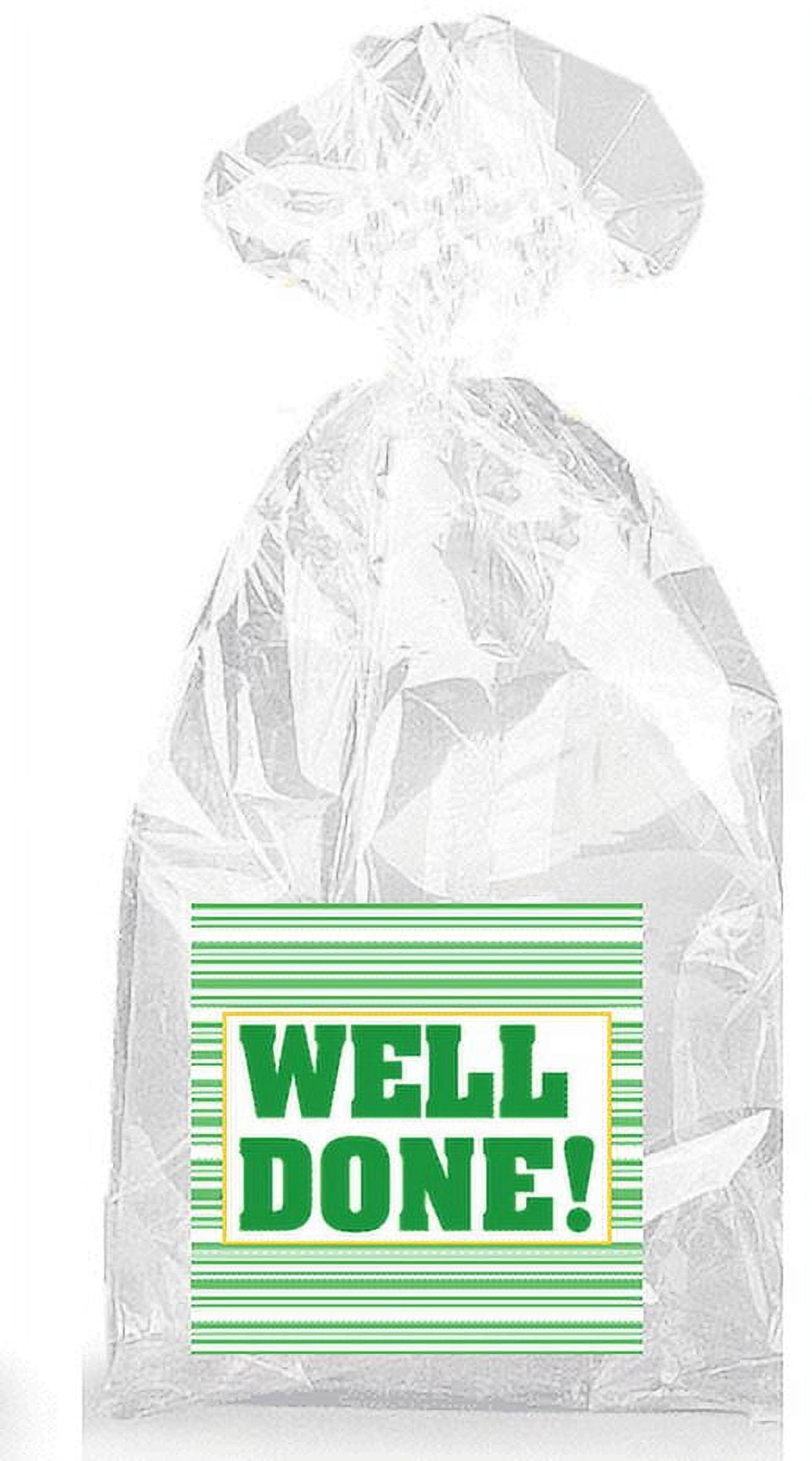 Green Well Done! Party Favor Bags with Ties - 12pack - Walmart.com