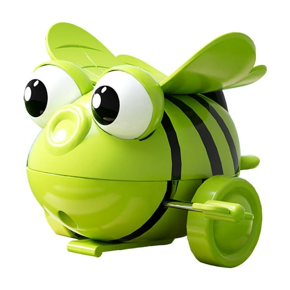 Green Wind Up Somersault Bee Toy With Tumbling Movement For Children ...