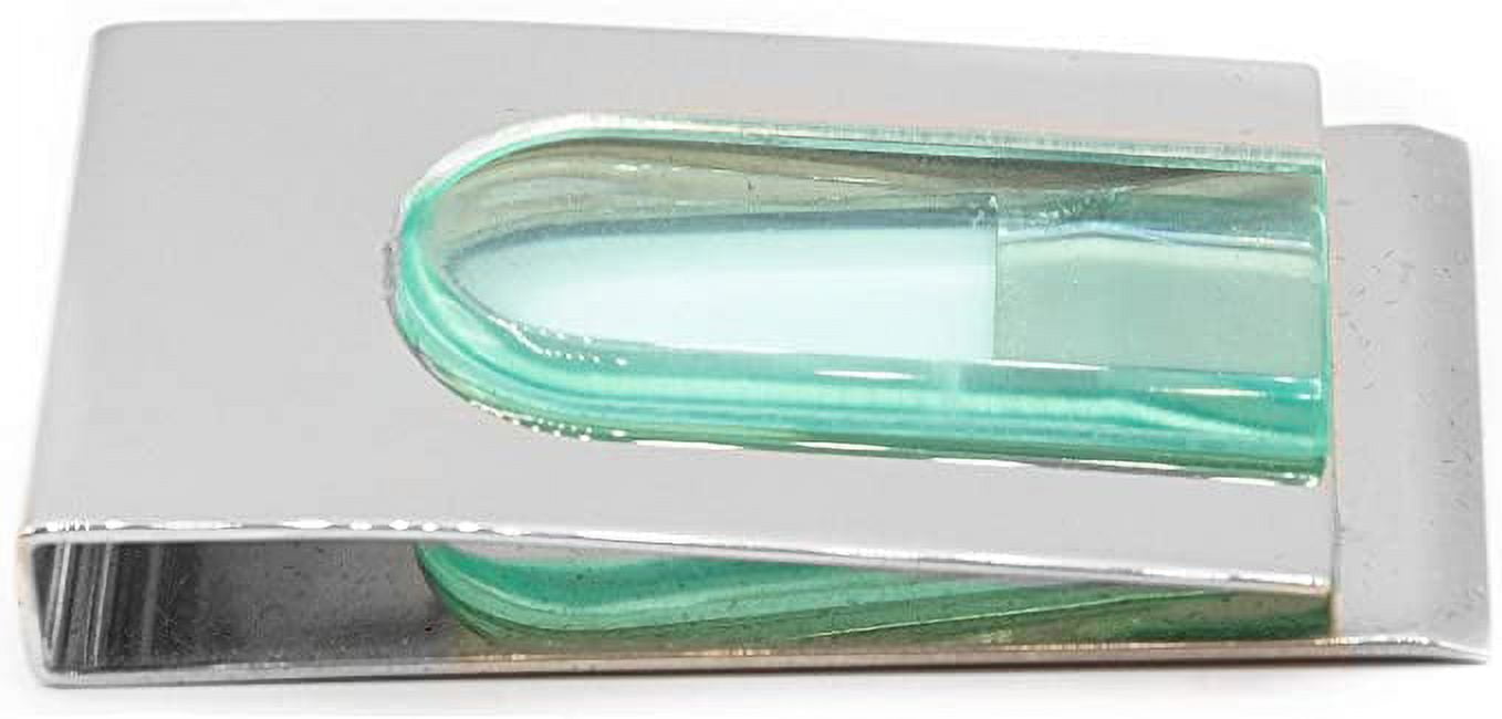 Green Window Chrome-Plated Stainless Steel Money Clip - Walmart.com